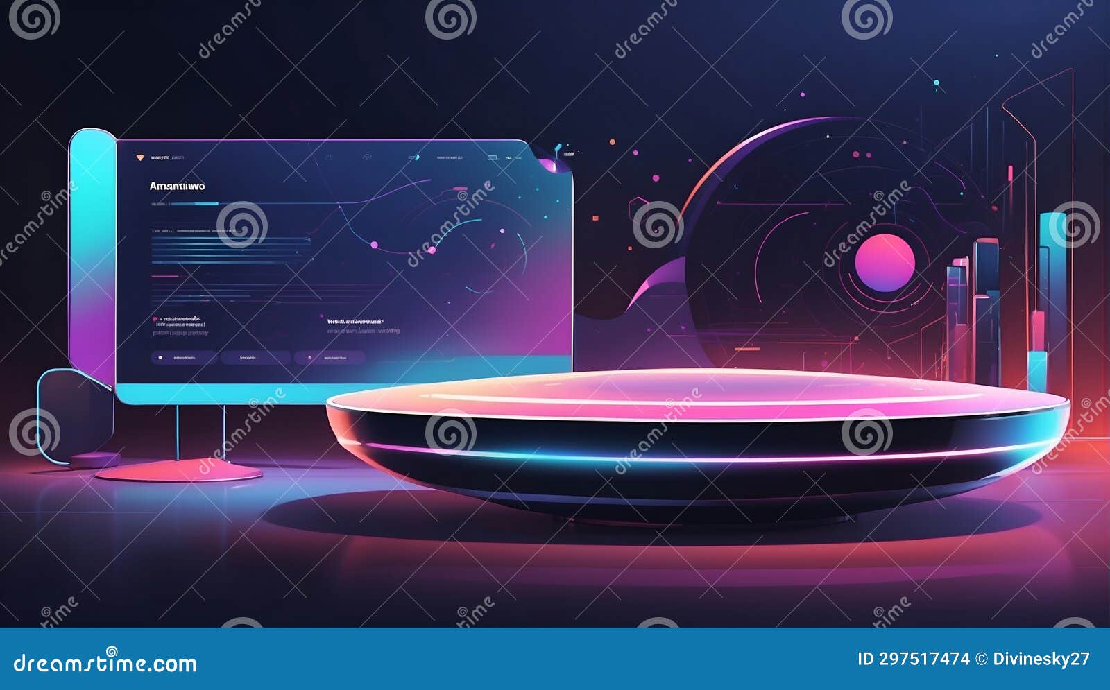 Future-forward Design: Elevate Mockups with Our Voice Assistant Vector ...