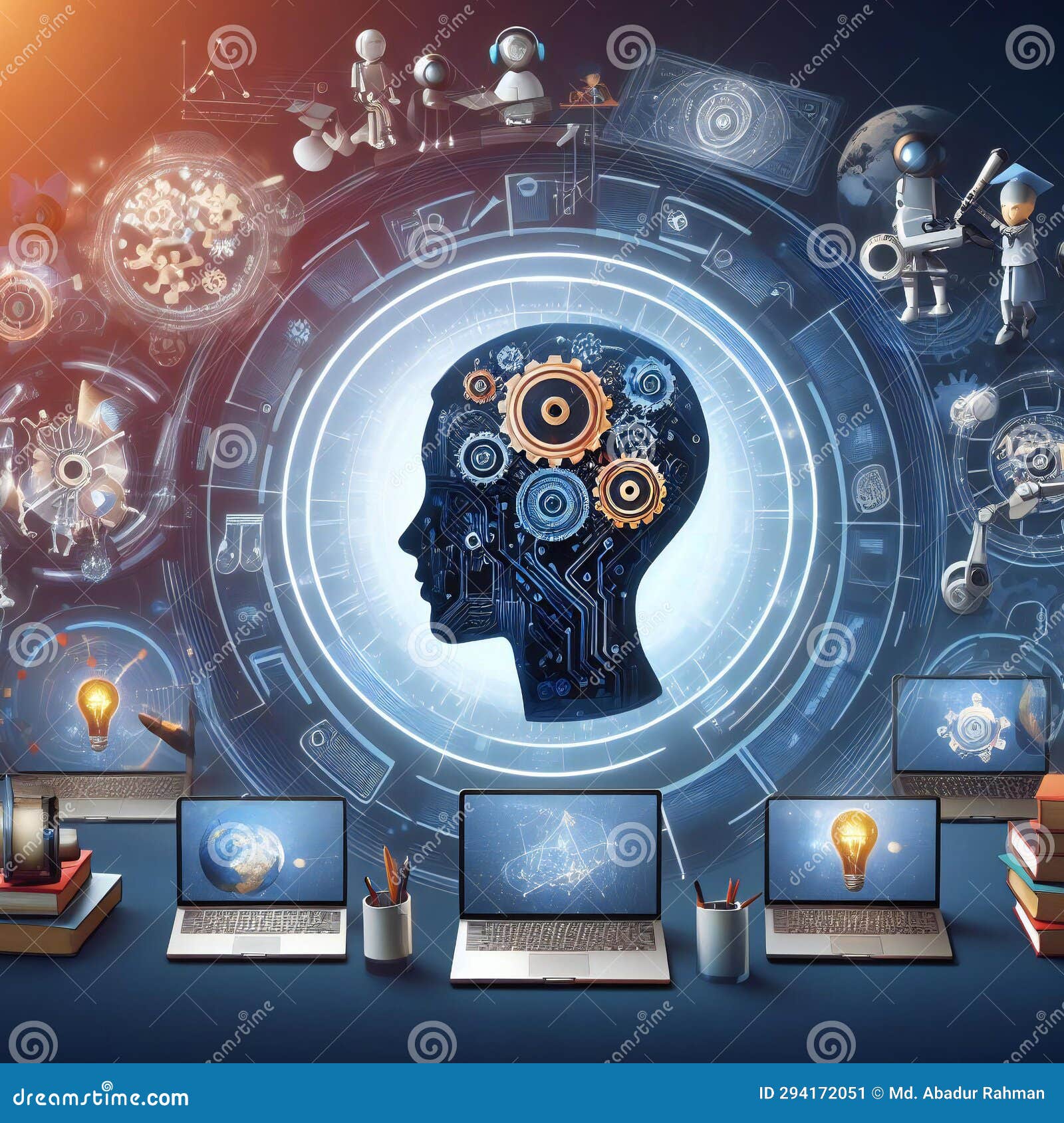 Future Forward Education with AI and Technology Ai Generated Stock ... Future Forward Education with AI and Technology Ai Generated Stock ...
