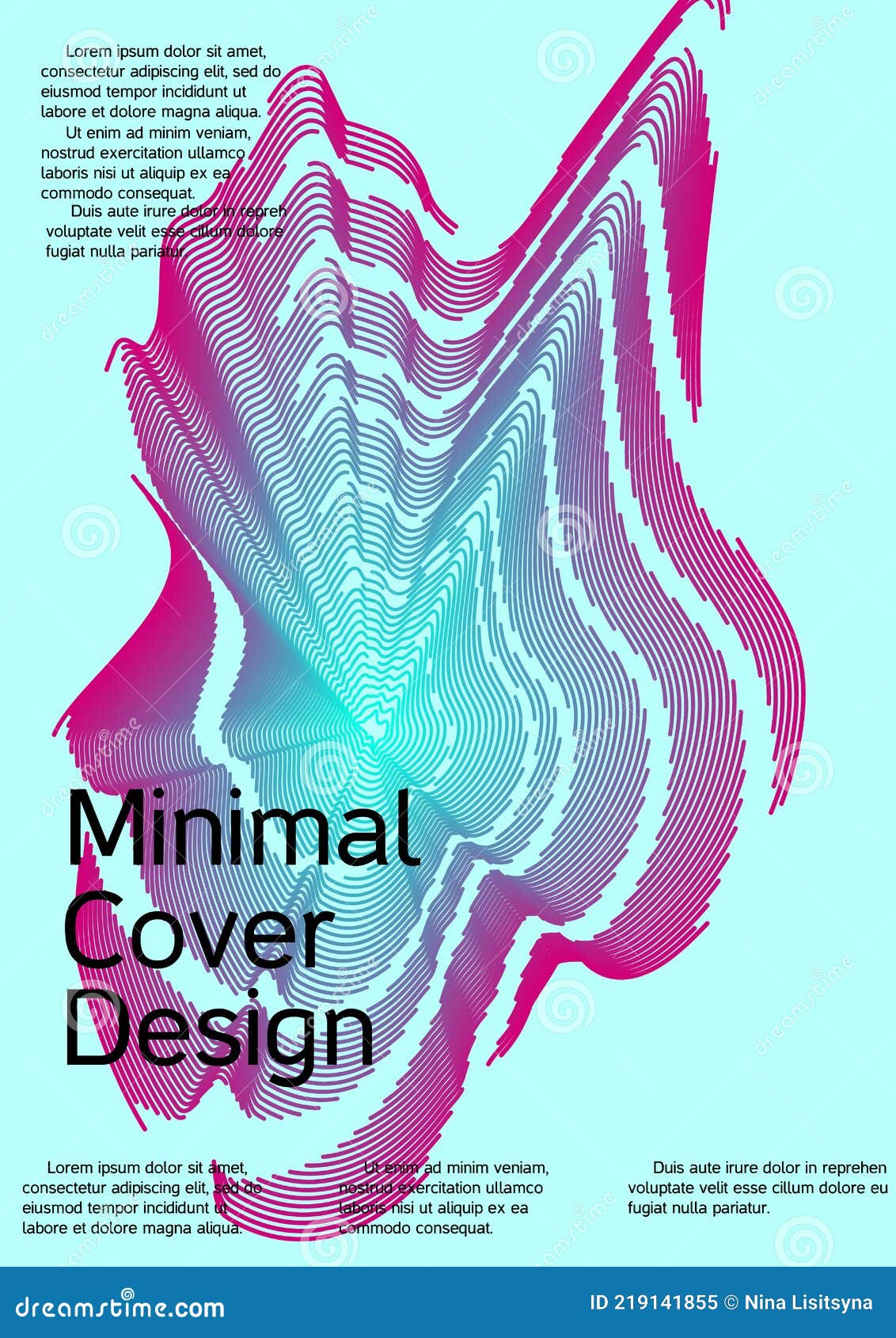 Future Futuristic Template with Stock Vector - Illustration of flow ...