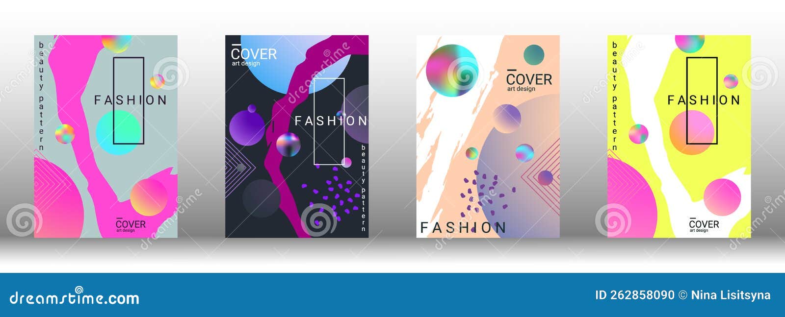 Future Futuristic Template with Abstract Forms for Banner Design ...