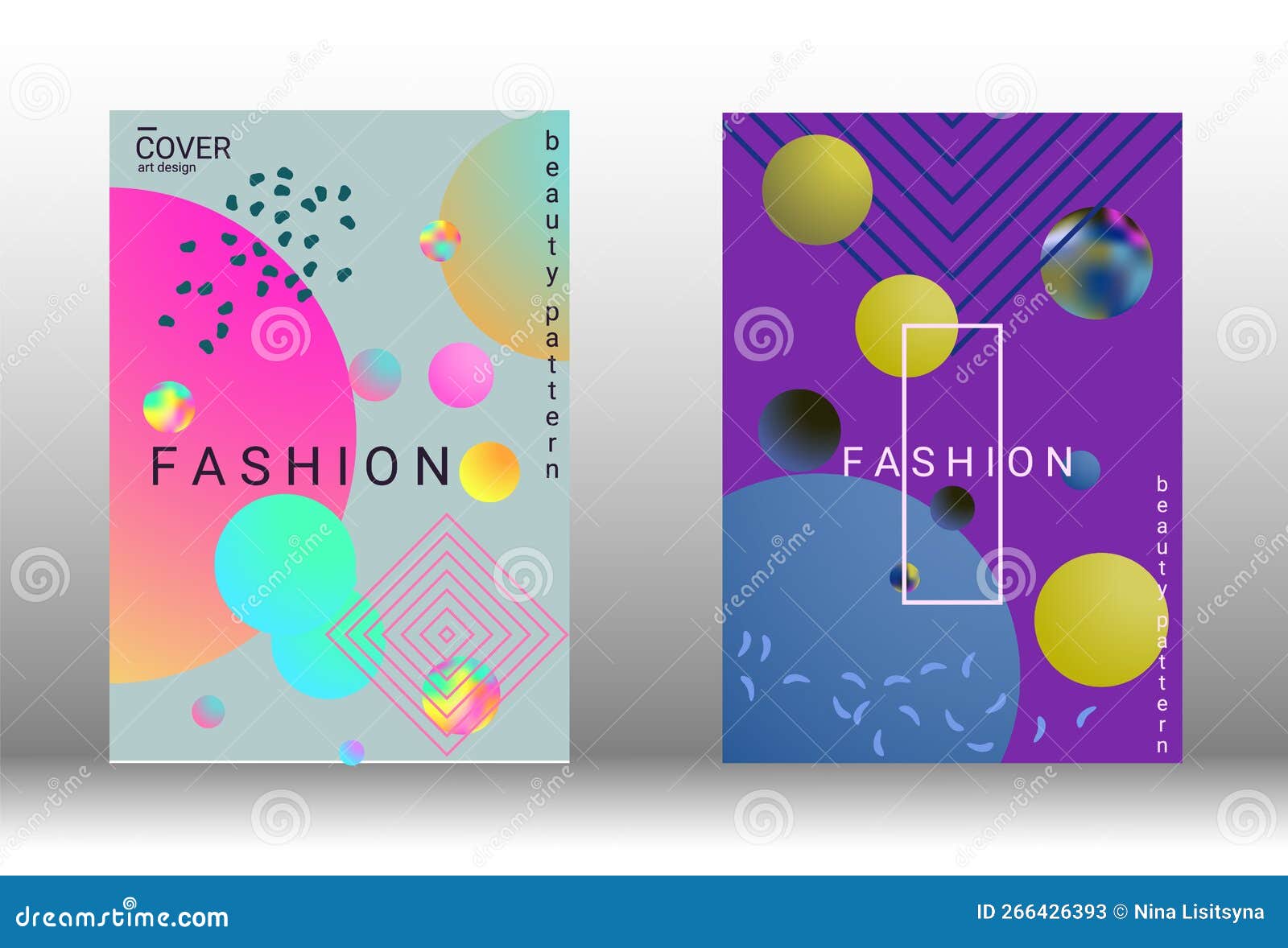 Future Futuristic Template with Abstract Forms for Banner Design ...