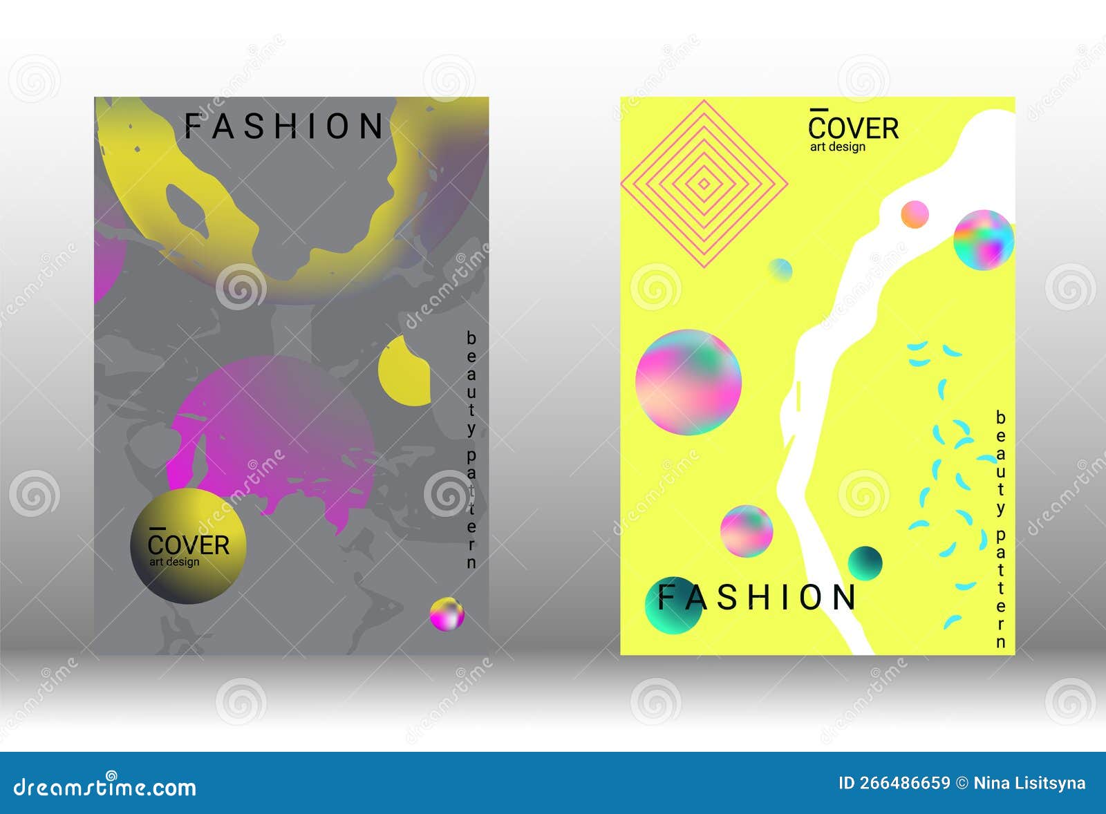 Future Futuristic Template with Abstract Forms for Banner Design ...