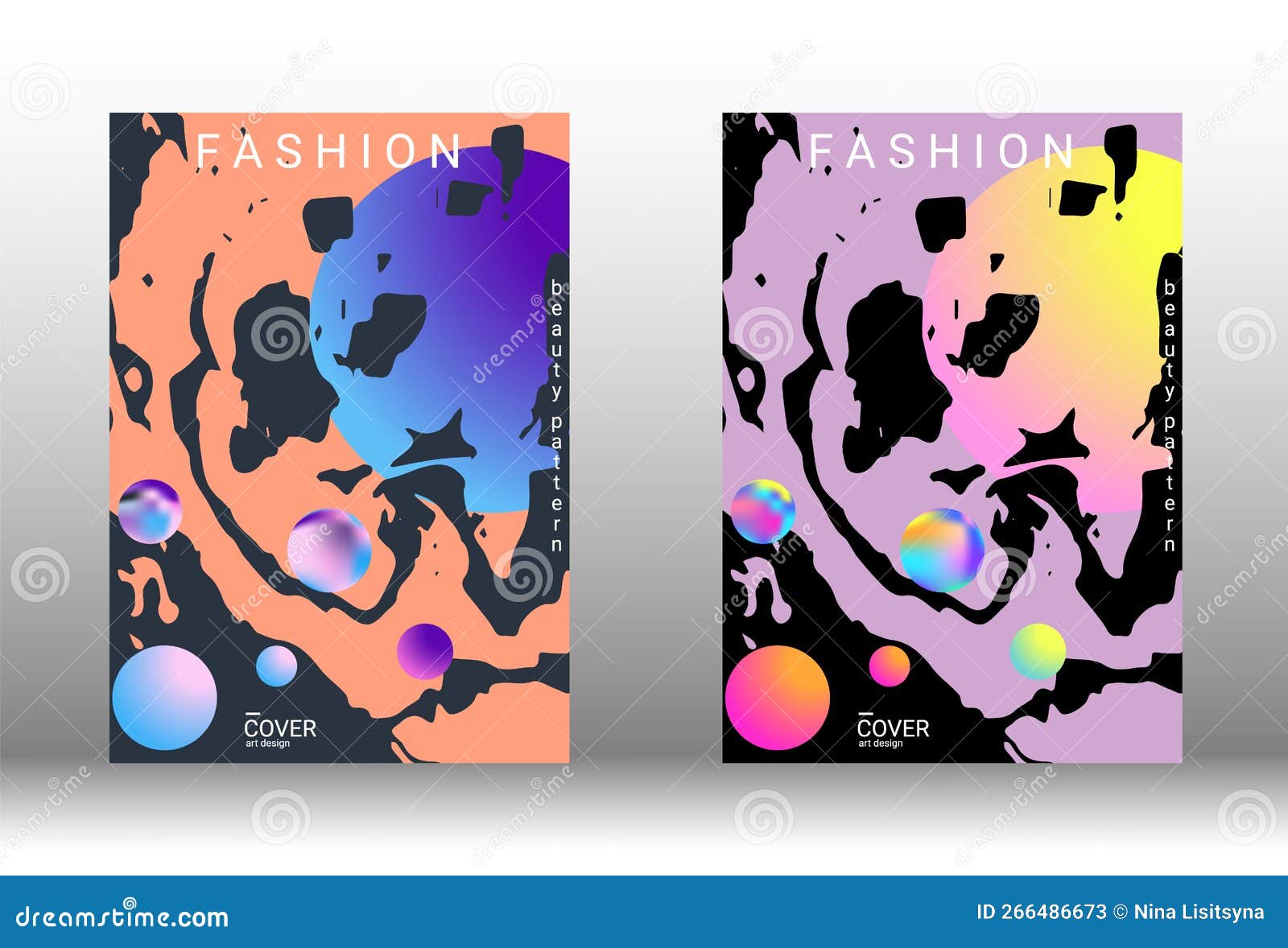 Future Futuristic Template with Abstract Forms for Banner Design ...