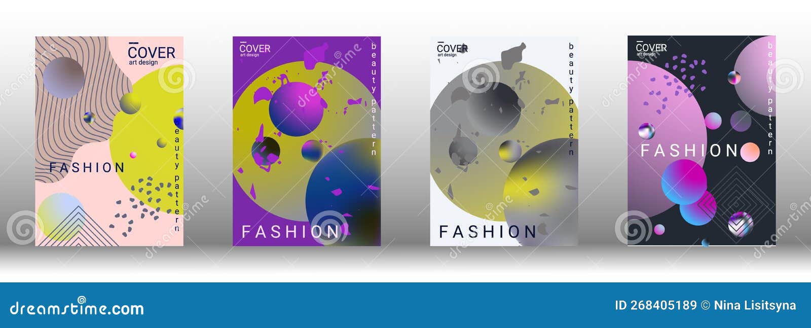 Future Futuristic Template with Abstract Forms for Banner Design ...