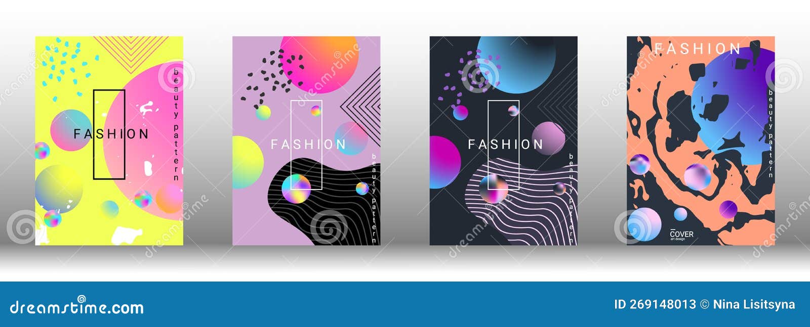 Future Futuristic Template with Abstract Forms for Banner Design ...