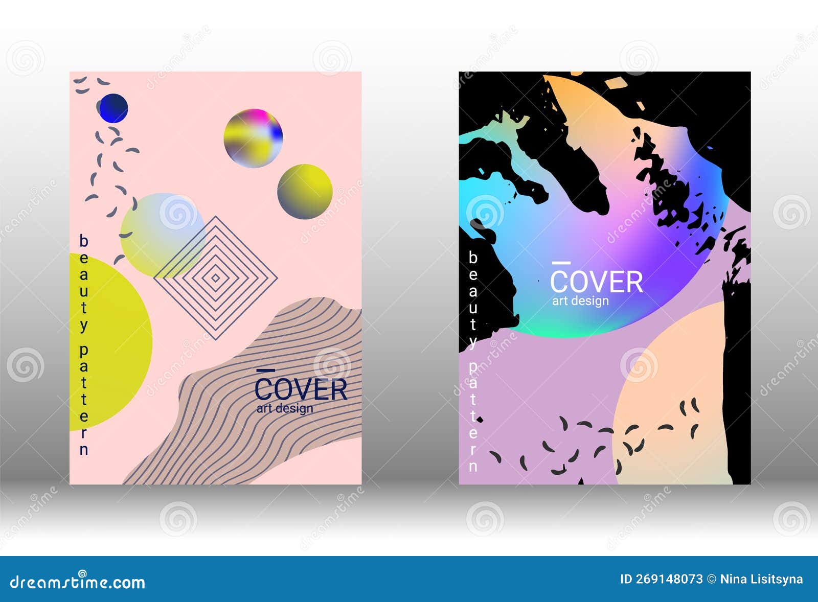 Future Futuristic Template with Abstract Forms for Banner Design ...