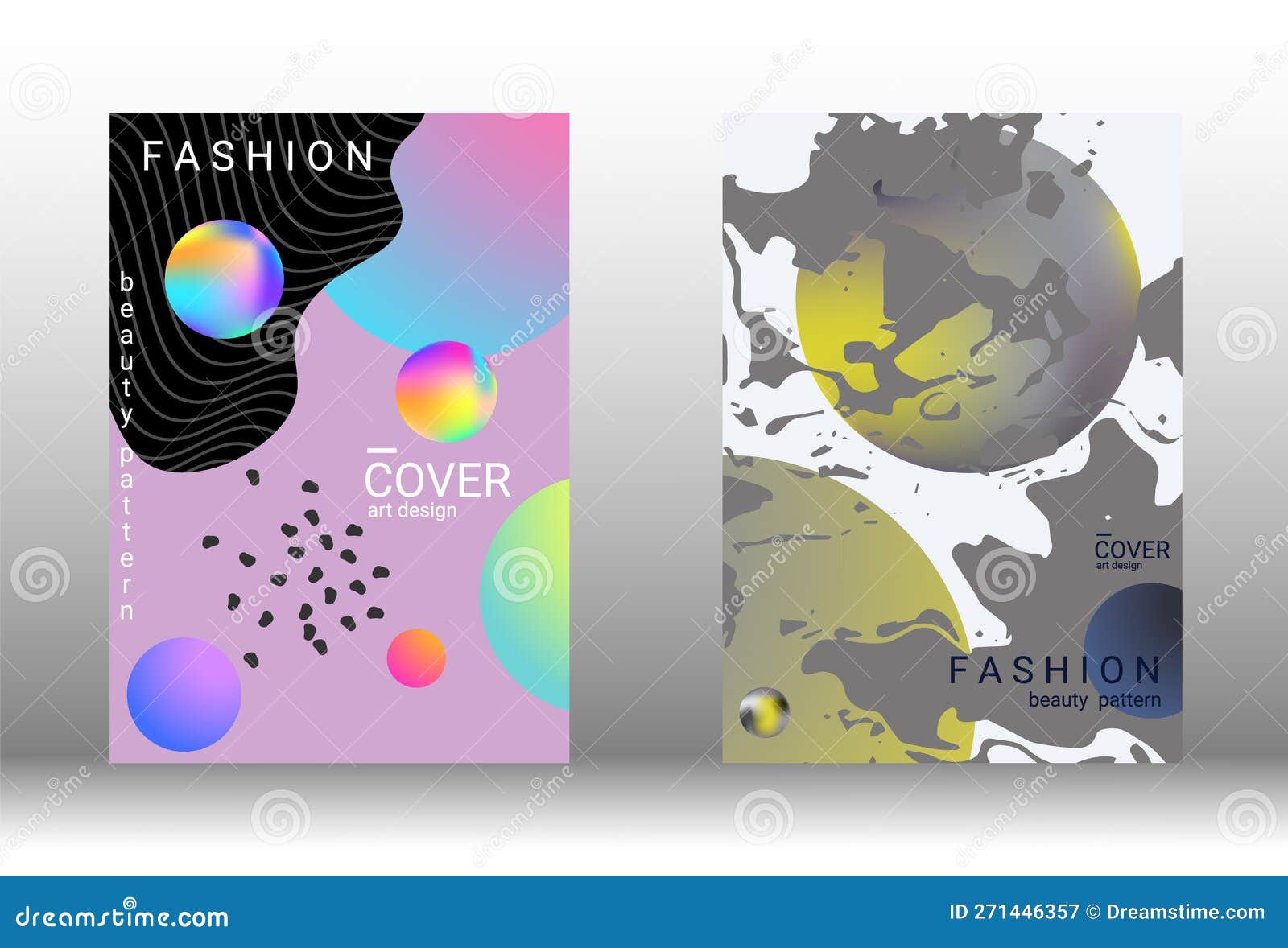 Future Futuristic Template with Abstract Forms for Banner Design ...