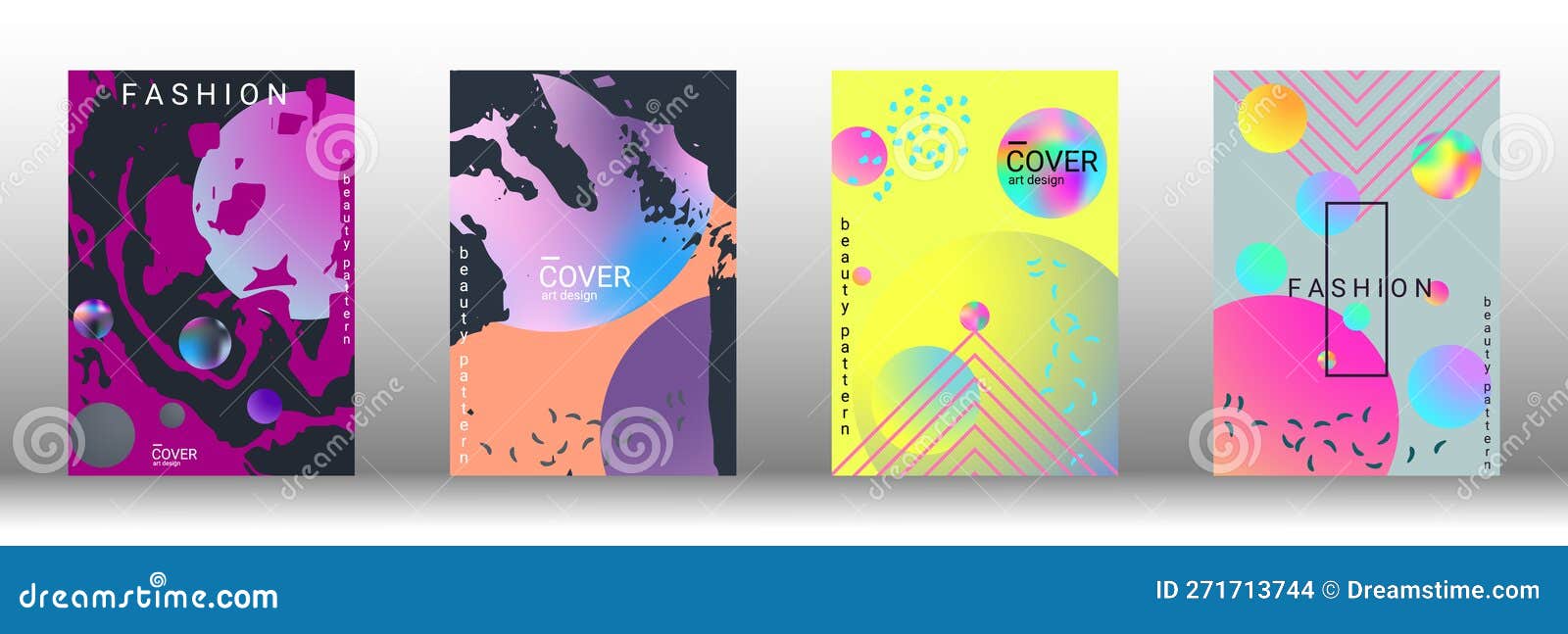 Future Futuristic Template with Abstract Forms for Banner Design ...