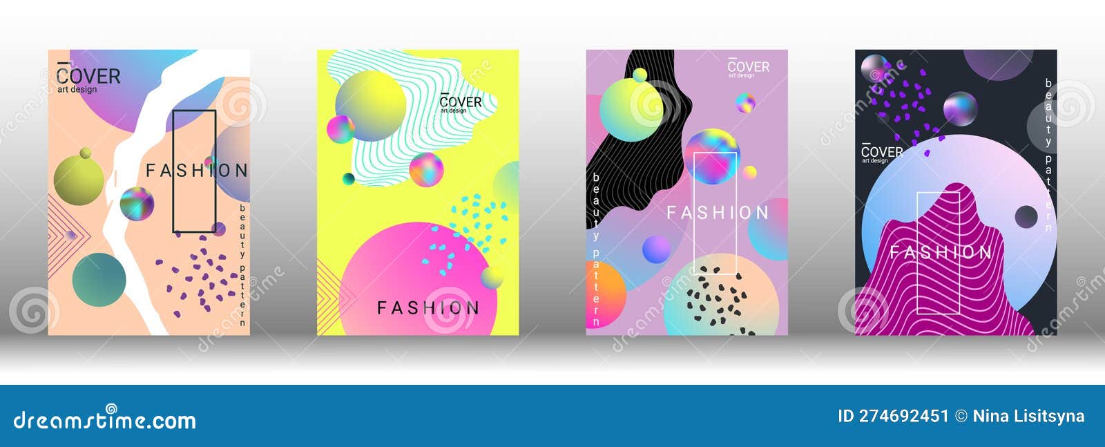 Future Futuristic Template with Abstract Forms for Banner Design ...