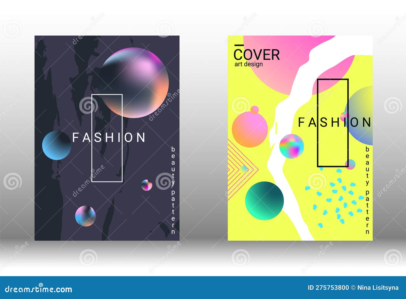 Future Futuristic Template with Abstract Forms for Banner Design ...