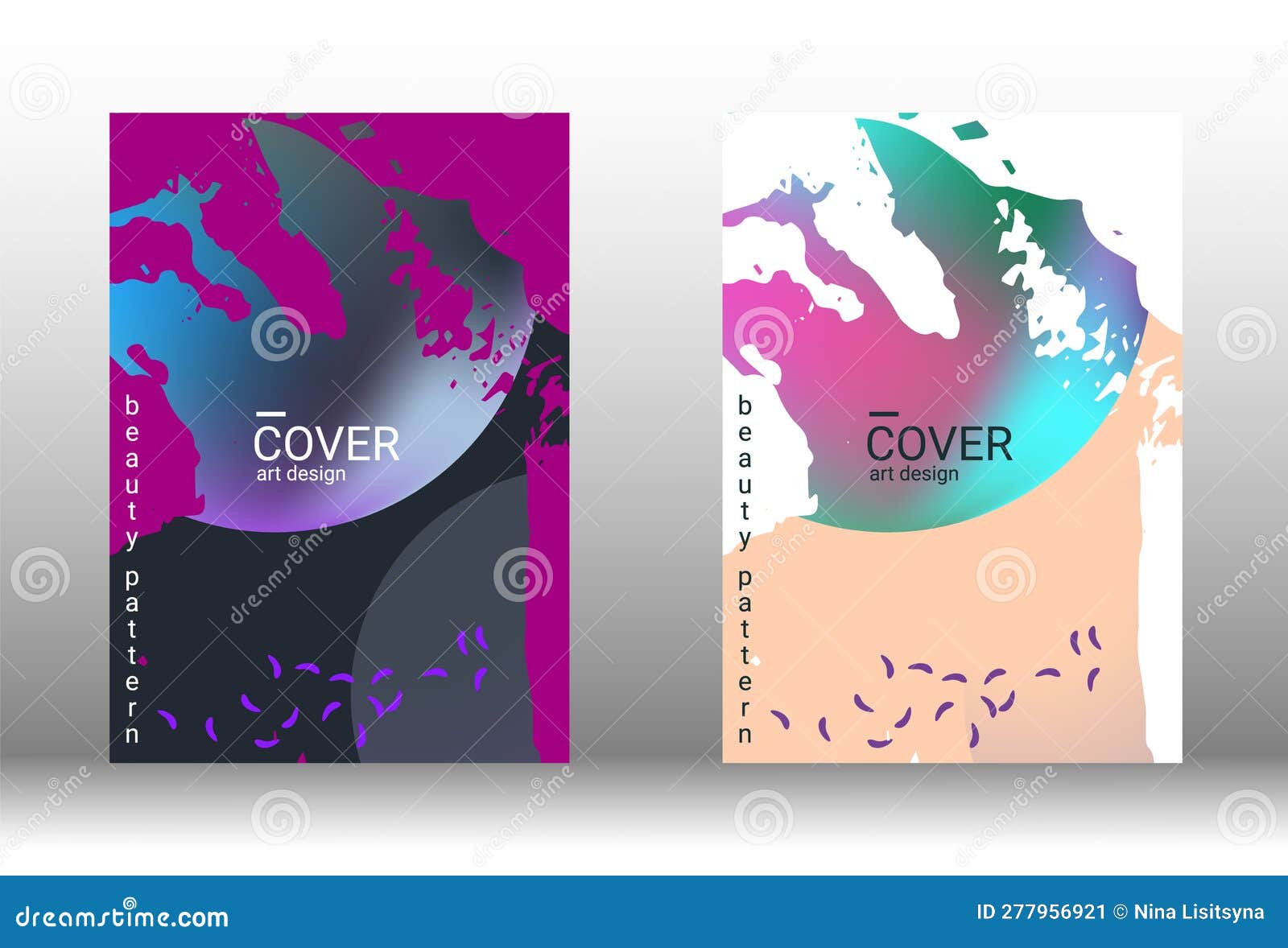 Future Futuristic Template with Abstract Forms for Banner Design ...