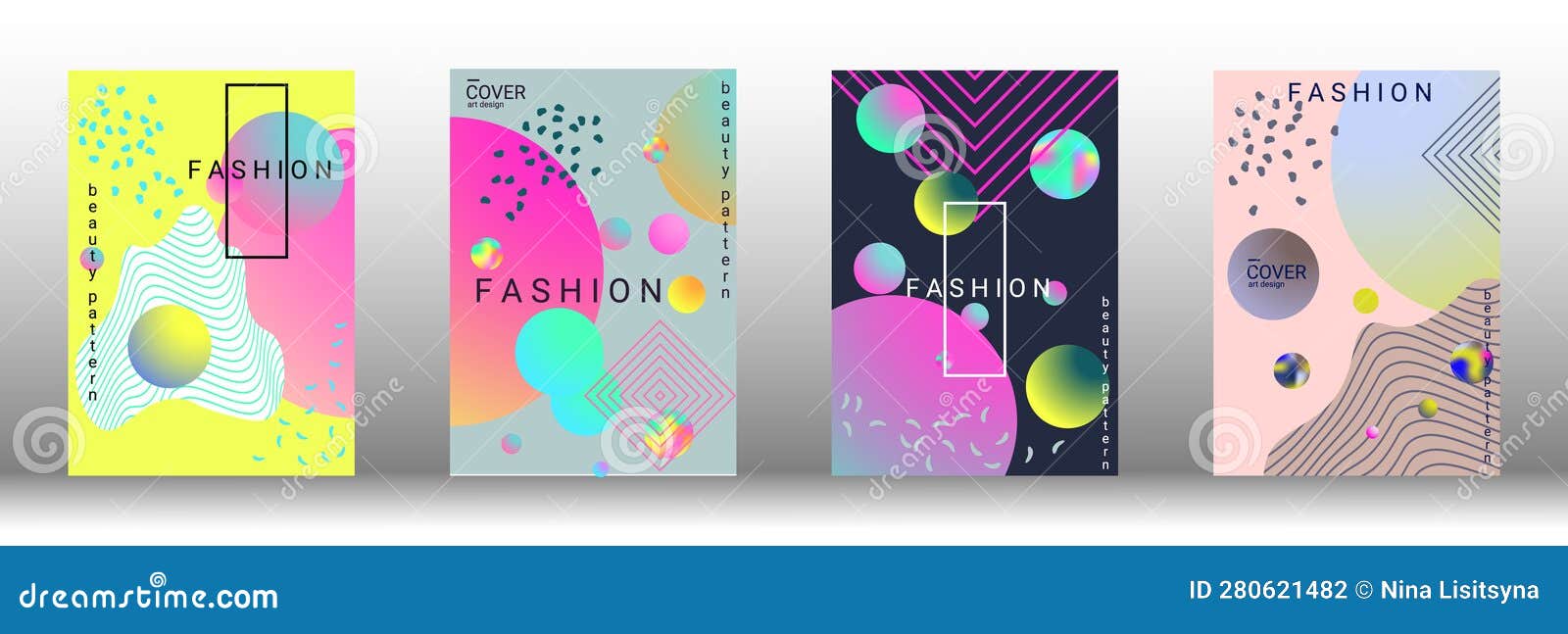 Future Futuristic Template with Abstract Forms for Banner Design ...