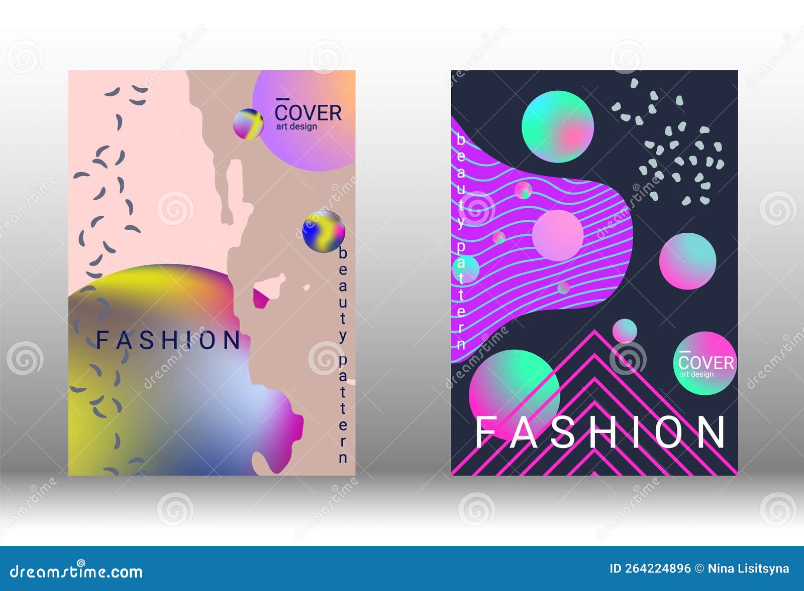 Future Futuristic Template with Abstract Forms for Banner Design ...