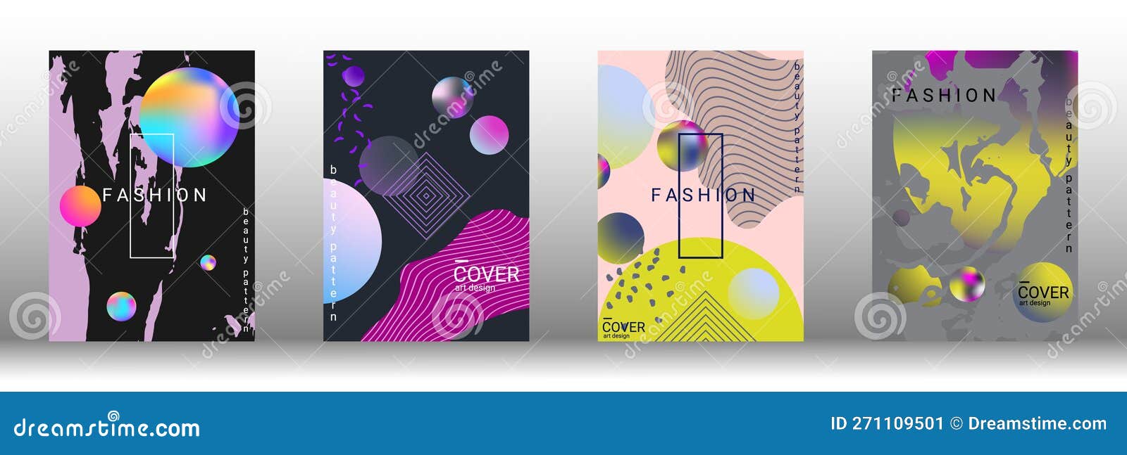 Future Futuristic Template with Abstract Forms for Banner Design ...