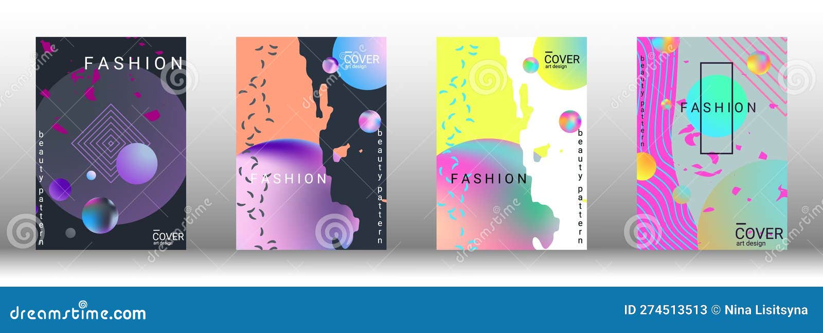 Future Futuristic Template with Abstract Forms for Banner Design ...