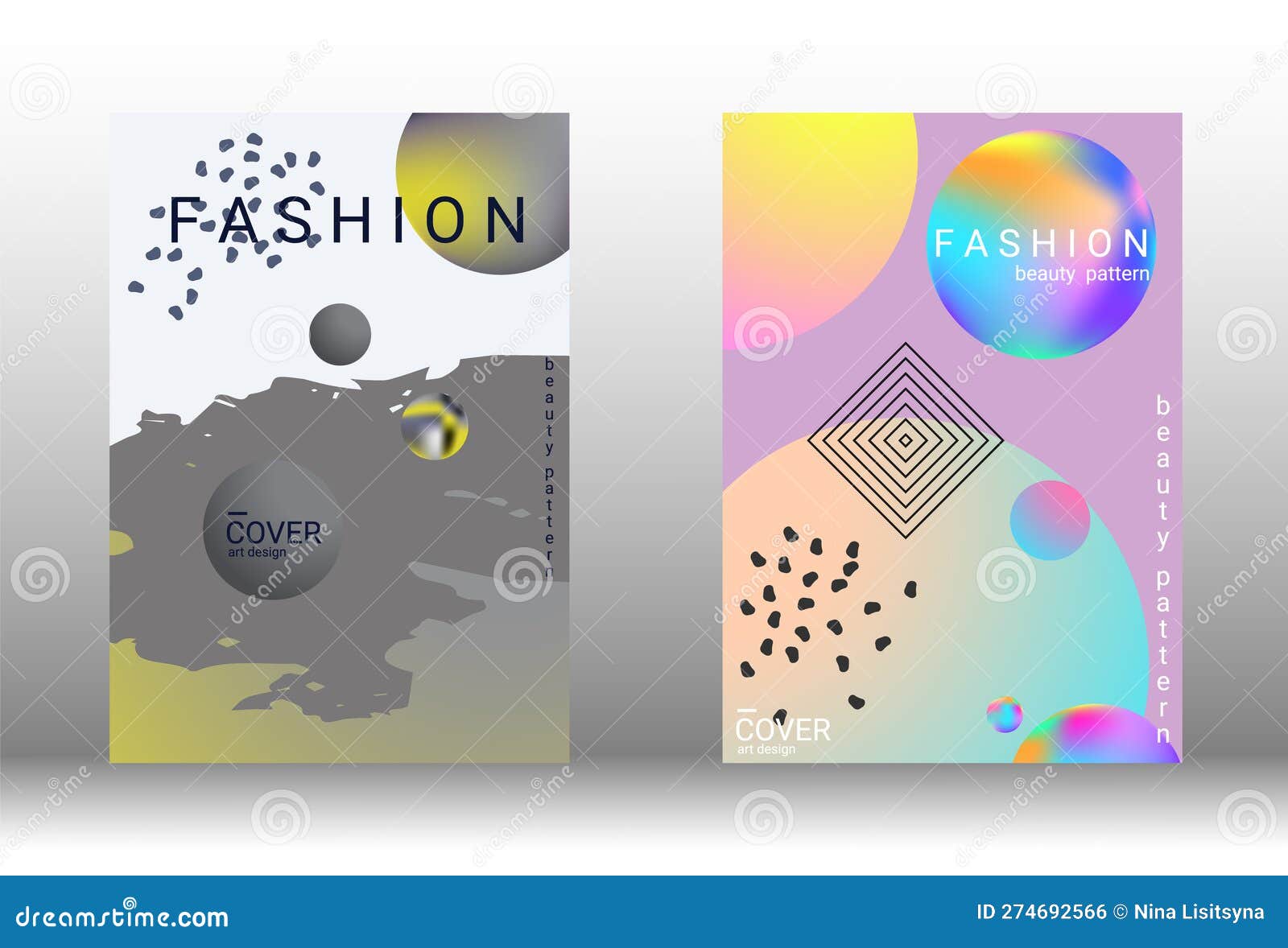 Future Futuristic Template with Abstract Forms for Banner Design ...