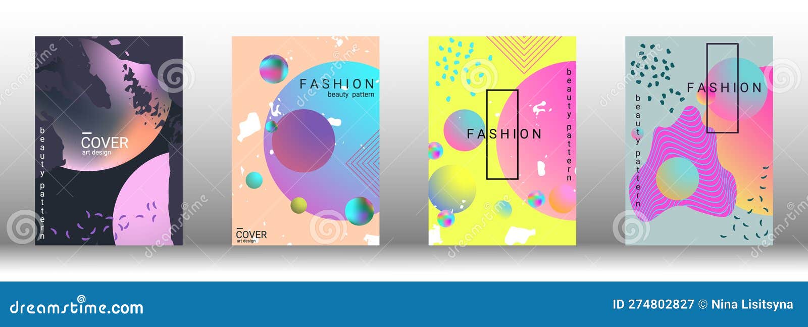 Future Futuristic Template with Abstract Forms for Banner Design ...