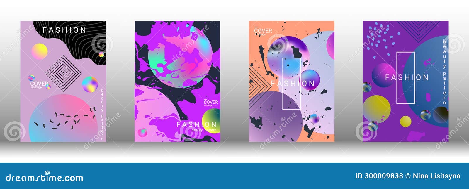 Future Futuristic Template with Abstract Forms for Banner Design ...