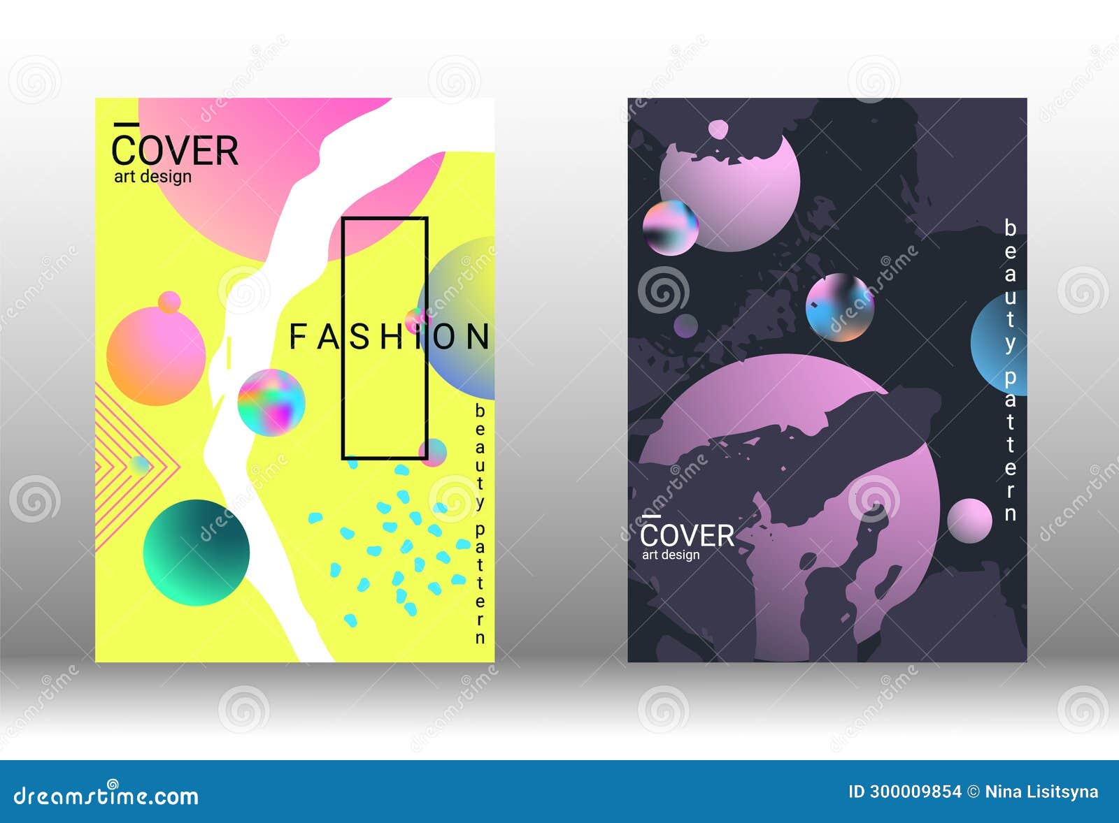 Future Futuristic Template with Abstract Forms for Banner Design ...