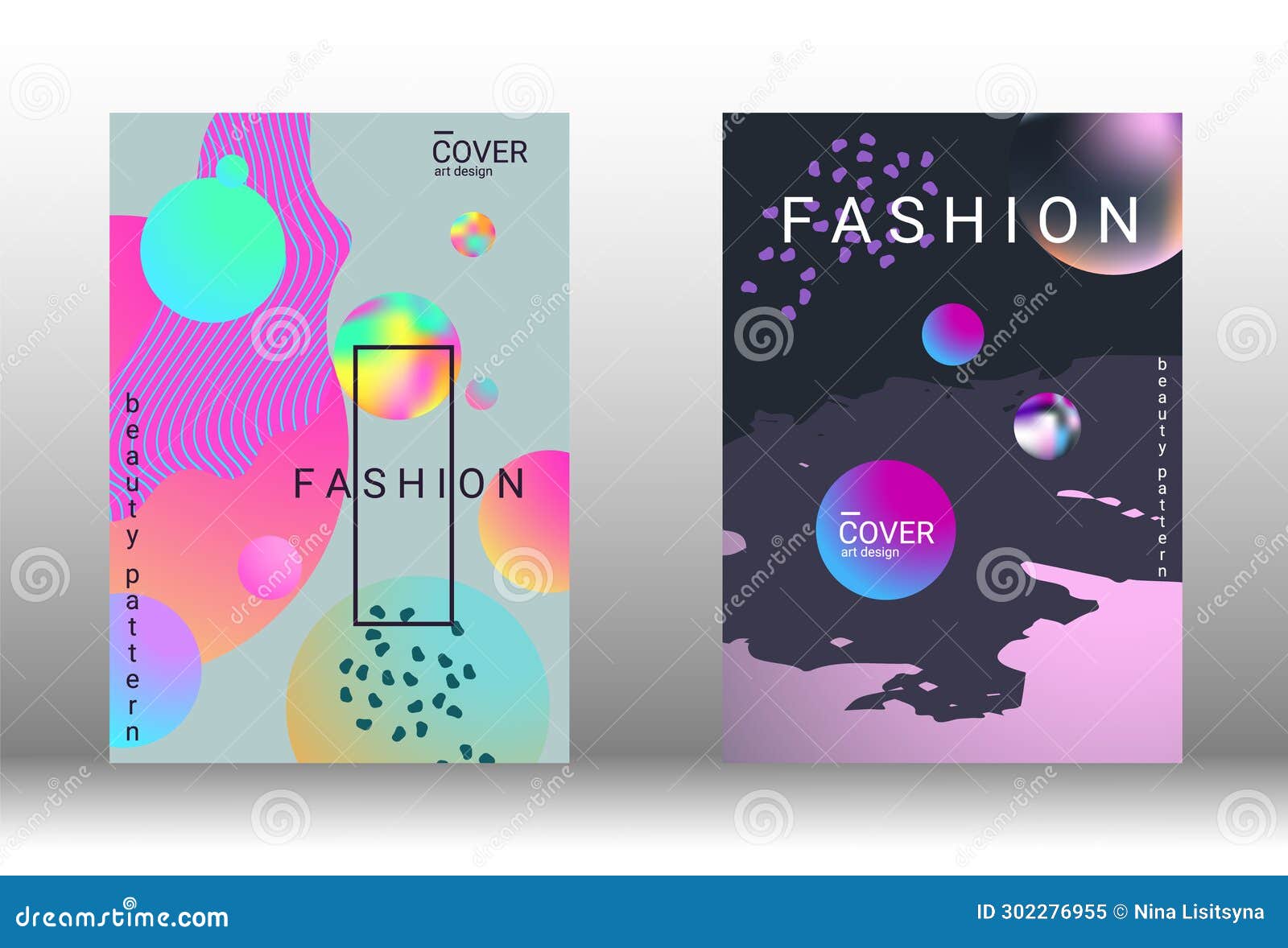 Future Futuristic Template with Abstract Forms for Banner Design ...