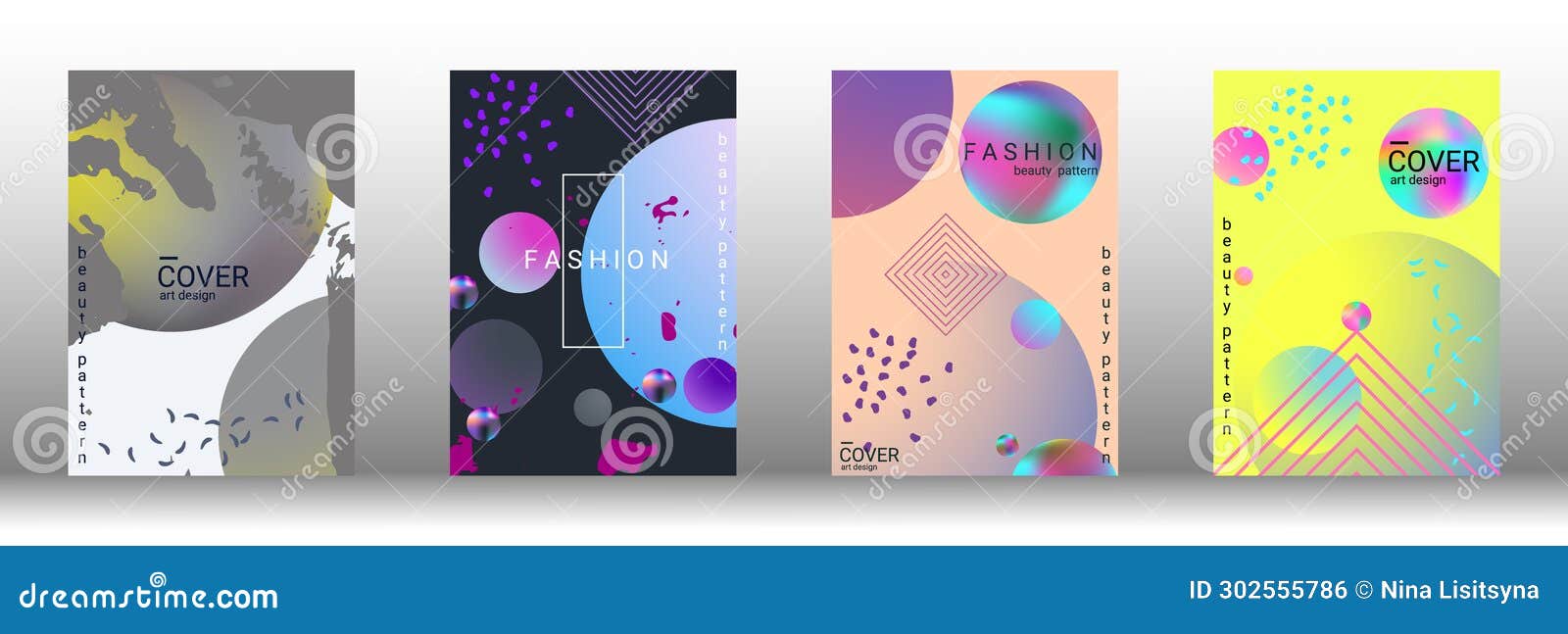 Future Futuristic Template with Abstract Forms for Banner Design ...