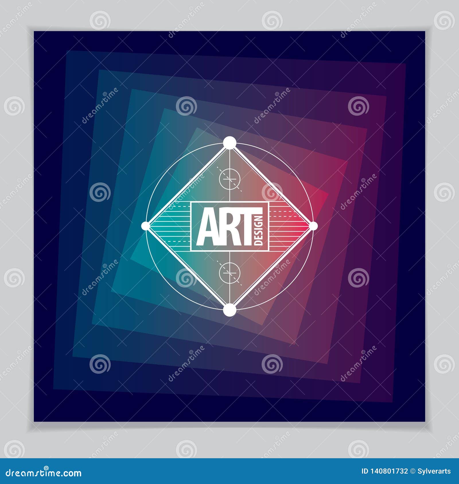 Future Geometric Design Template. Abstract Geometric Vector Stock ...