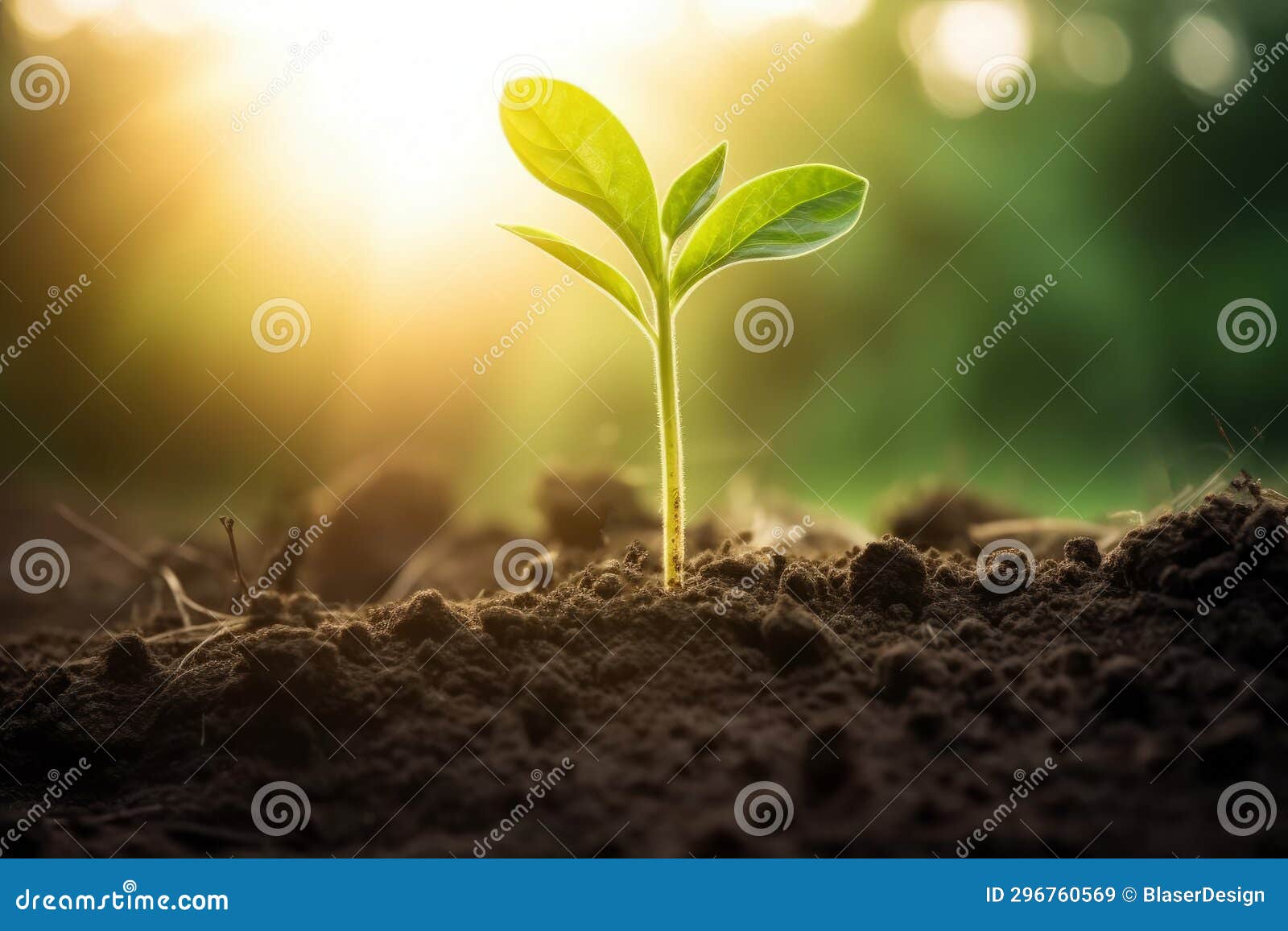 The Future Green: a Young Sapling Grows from Seed - Nurturing Life ...