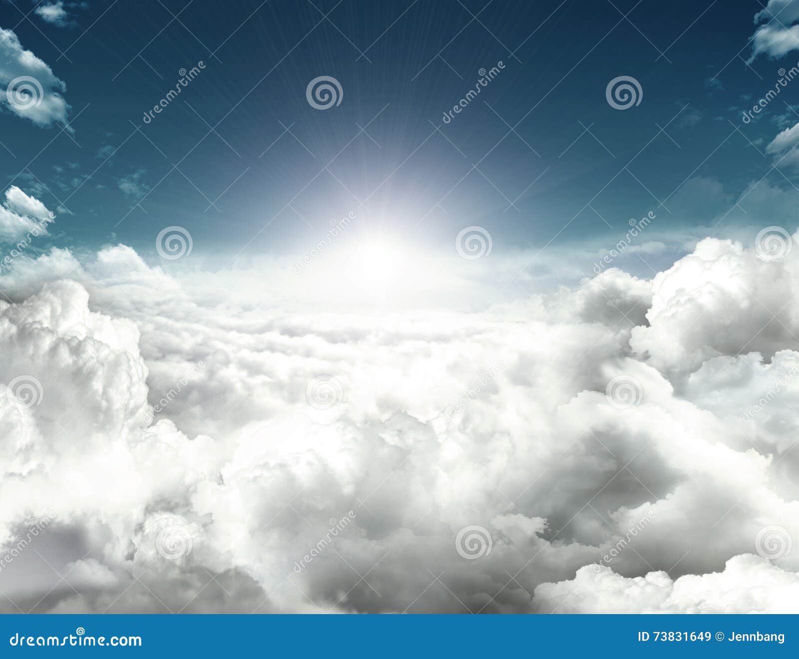 Future hope in sky stock image. Image of cloud, light - 73831649