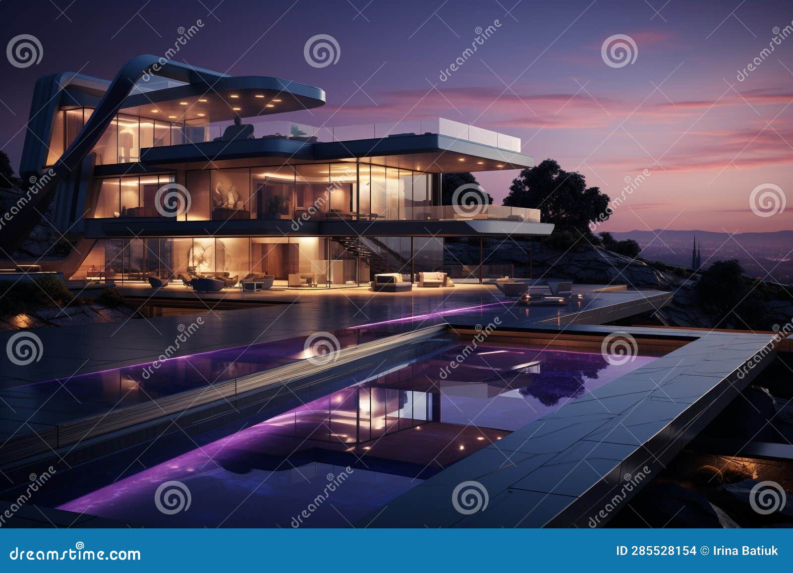 Future House, Futuristic. Smart Technologies, Energy Efficiency, Smart ...