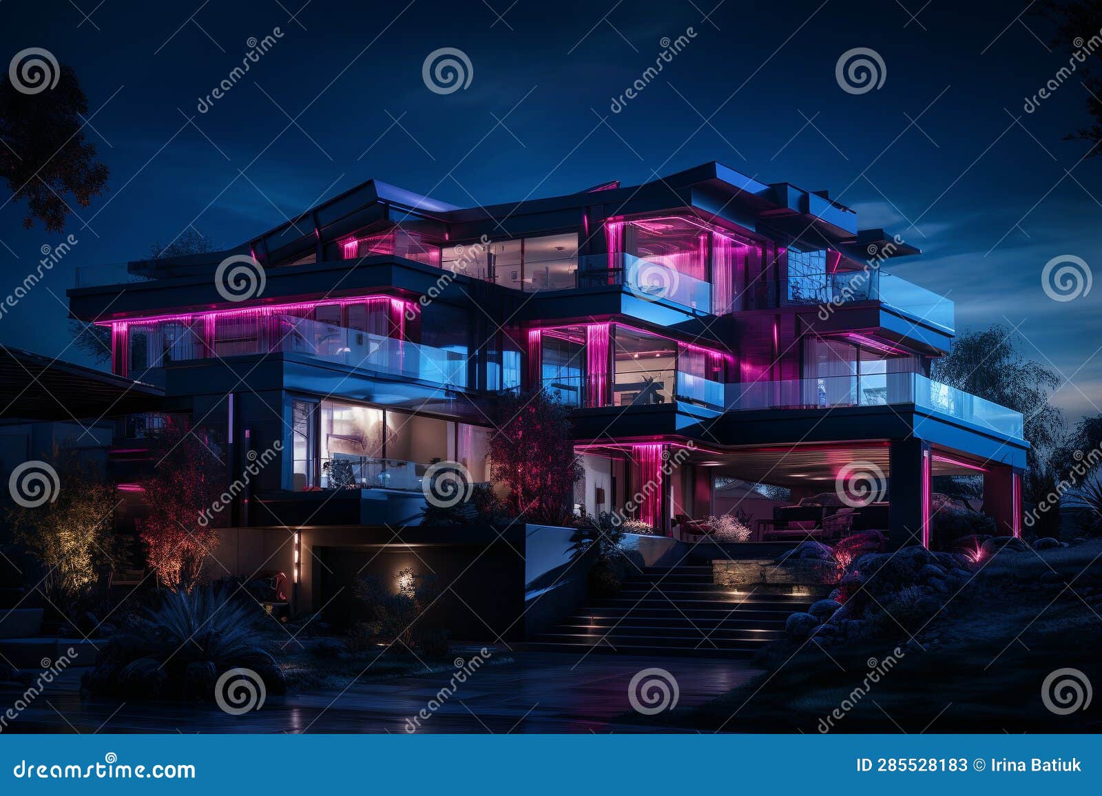 Future House, Futuristic. Smart Technologies, Energy Efficiency, Smart ...