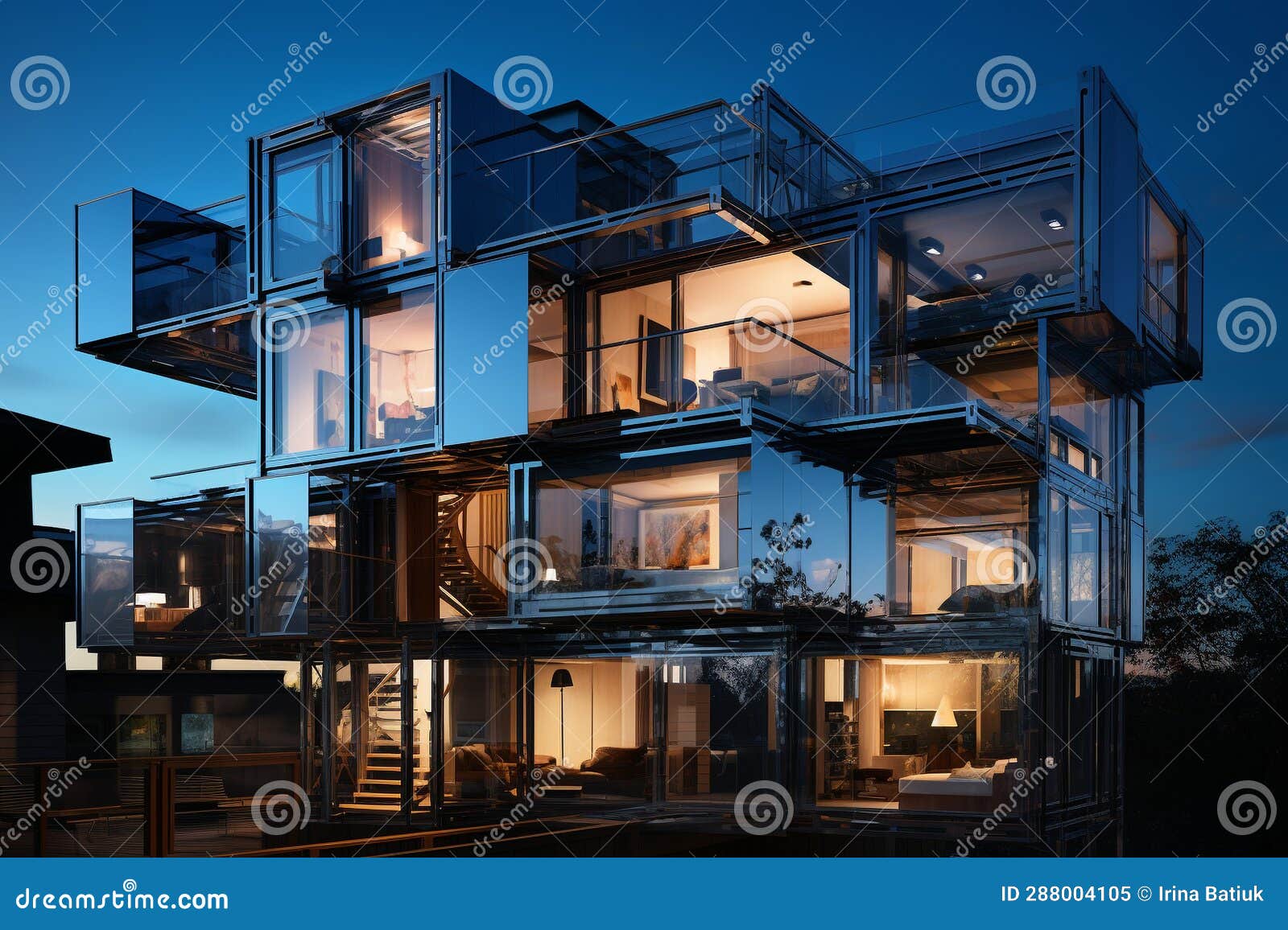 Future House, Futuristic. Smart Technologies, Energy Efficiency, Smart ...