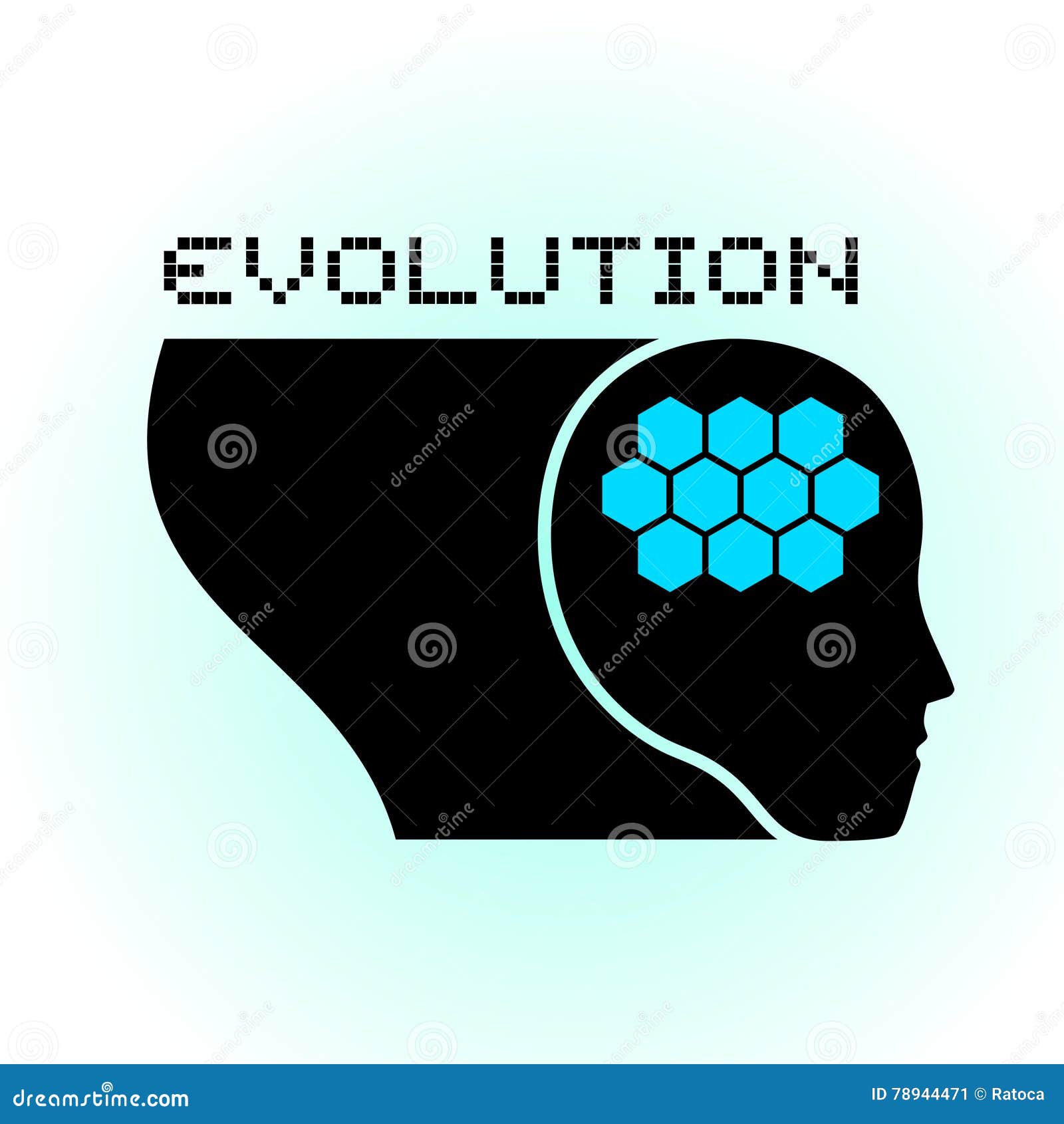 Future human icon stock vector. Illustration of creative - 78944471