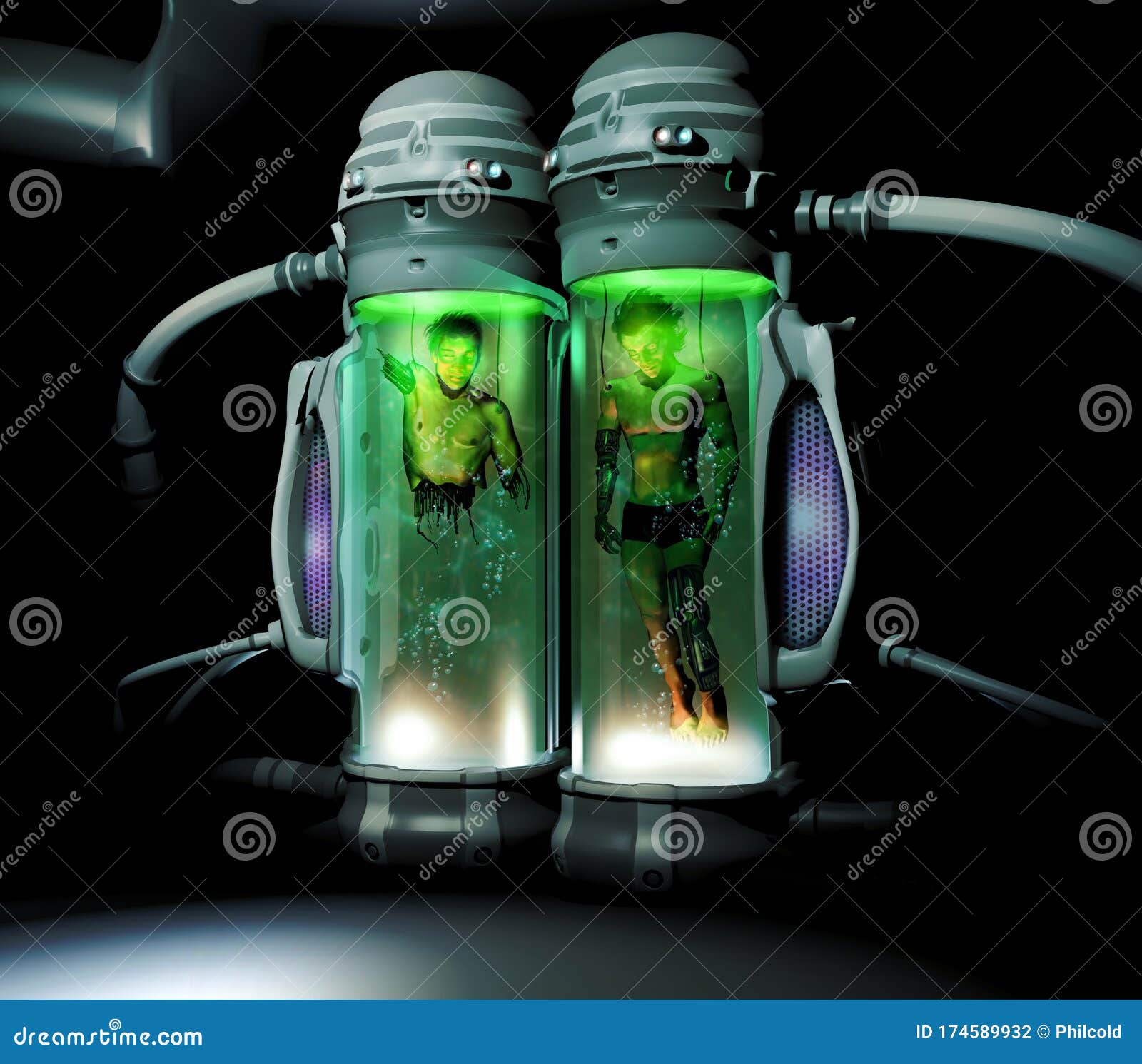Future human preservation stock illustration. Illustration of ...