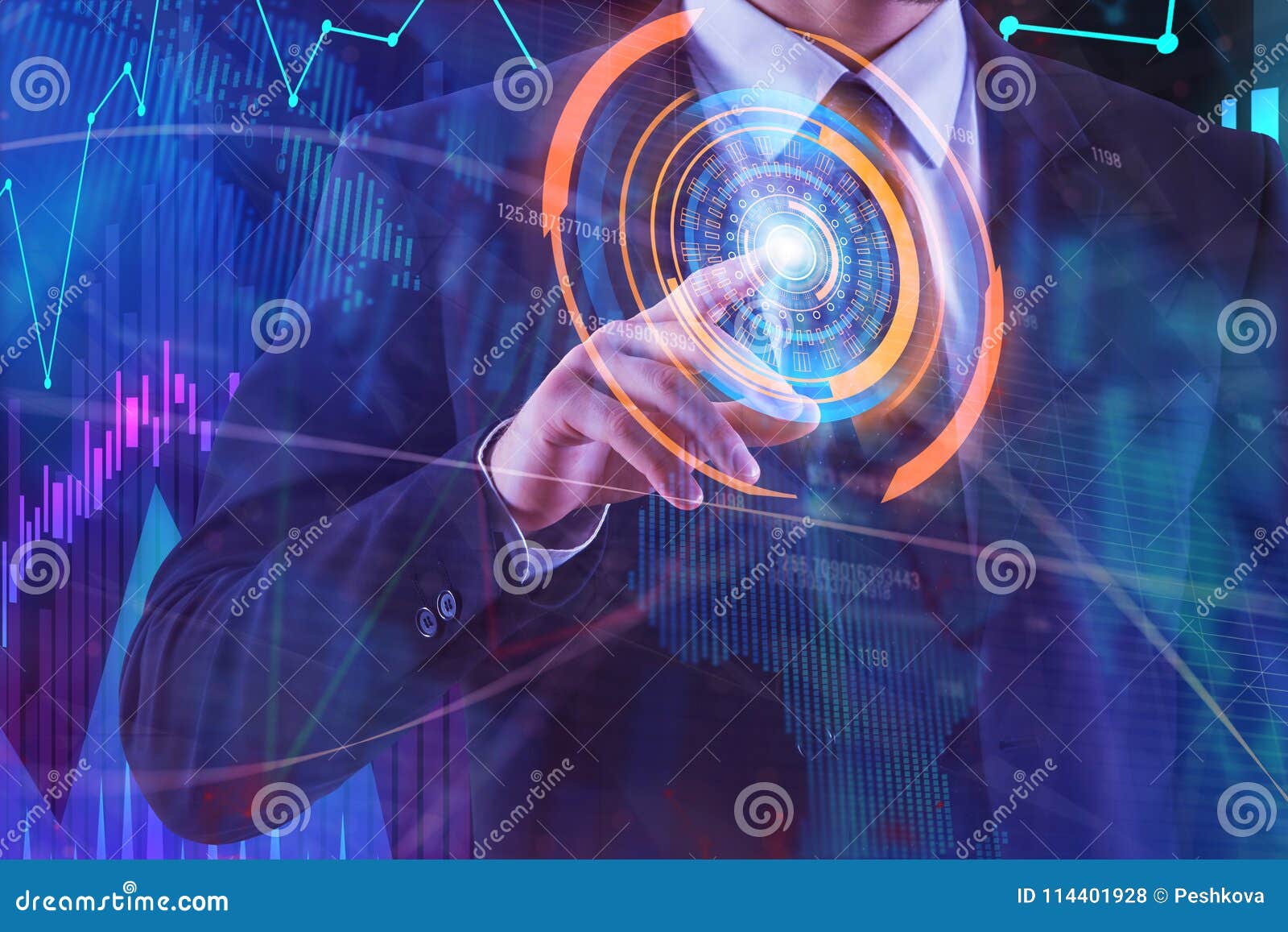 Future and Innovation Concept Stock Illustration - Illustration of ...