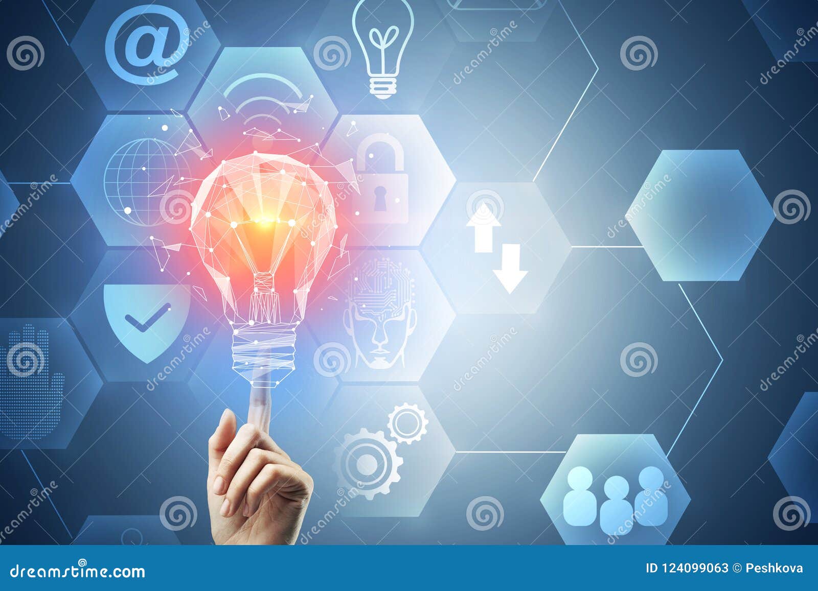 Future and Innovation Concept Stock Illustration - Illustration of ...