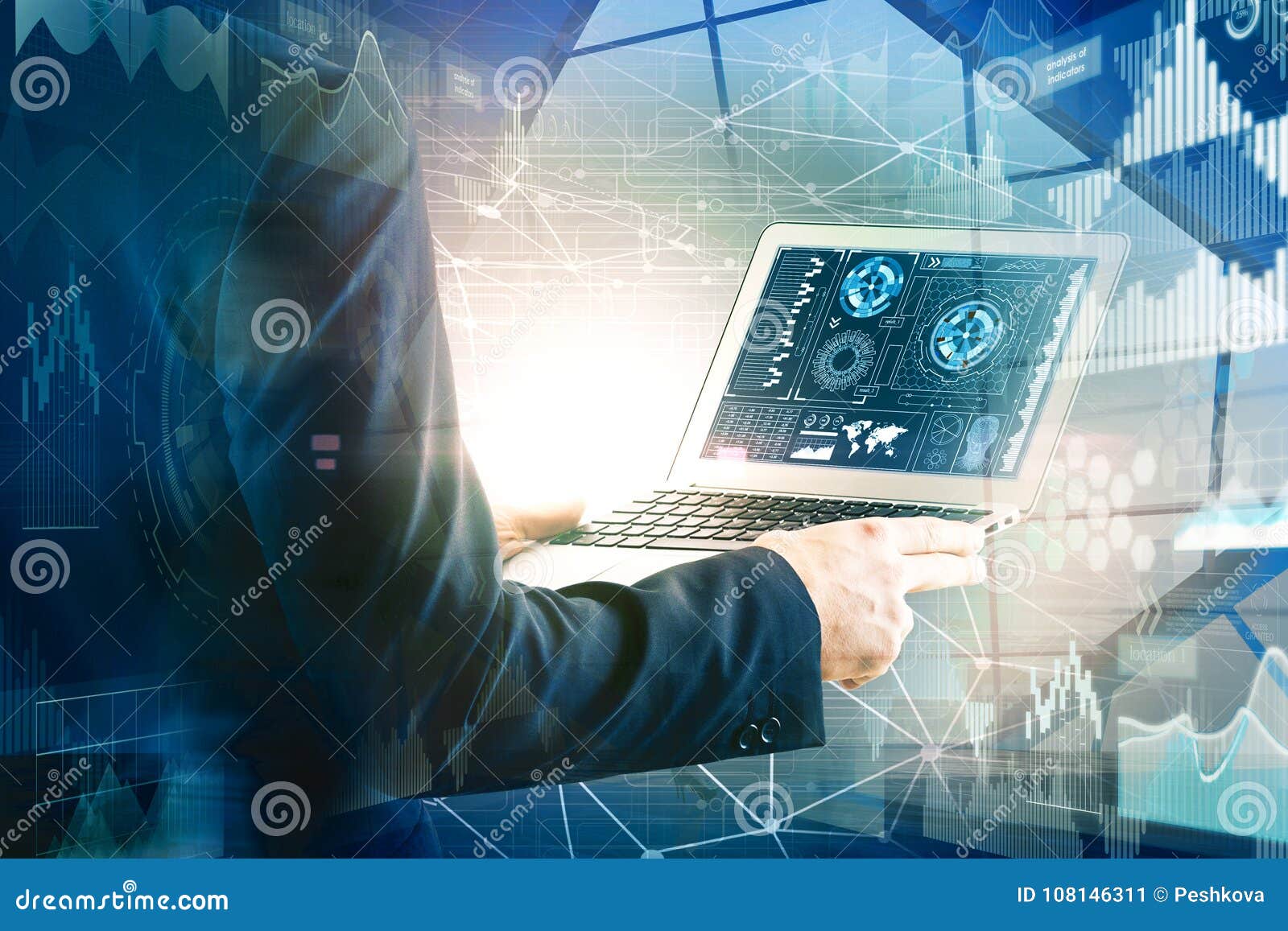 Future, Innovation and Technology Concept Stock Image - Image of ...