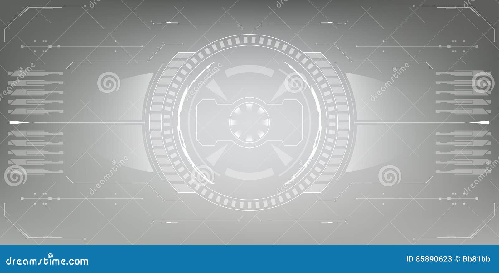 Future Interface. Digital Elements Stock Vector - Illustration of ...