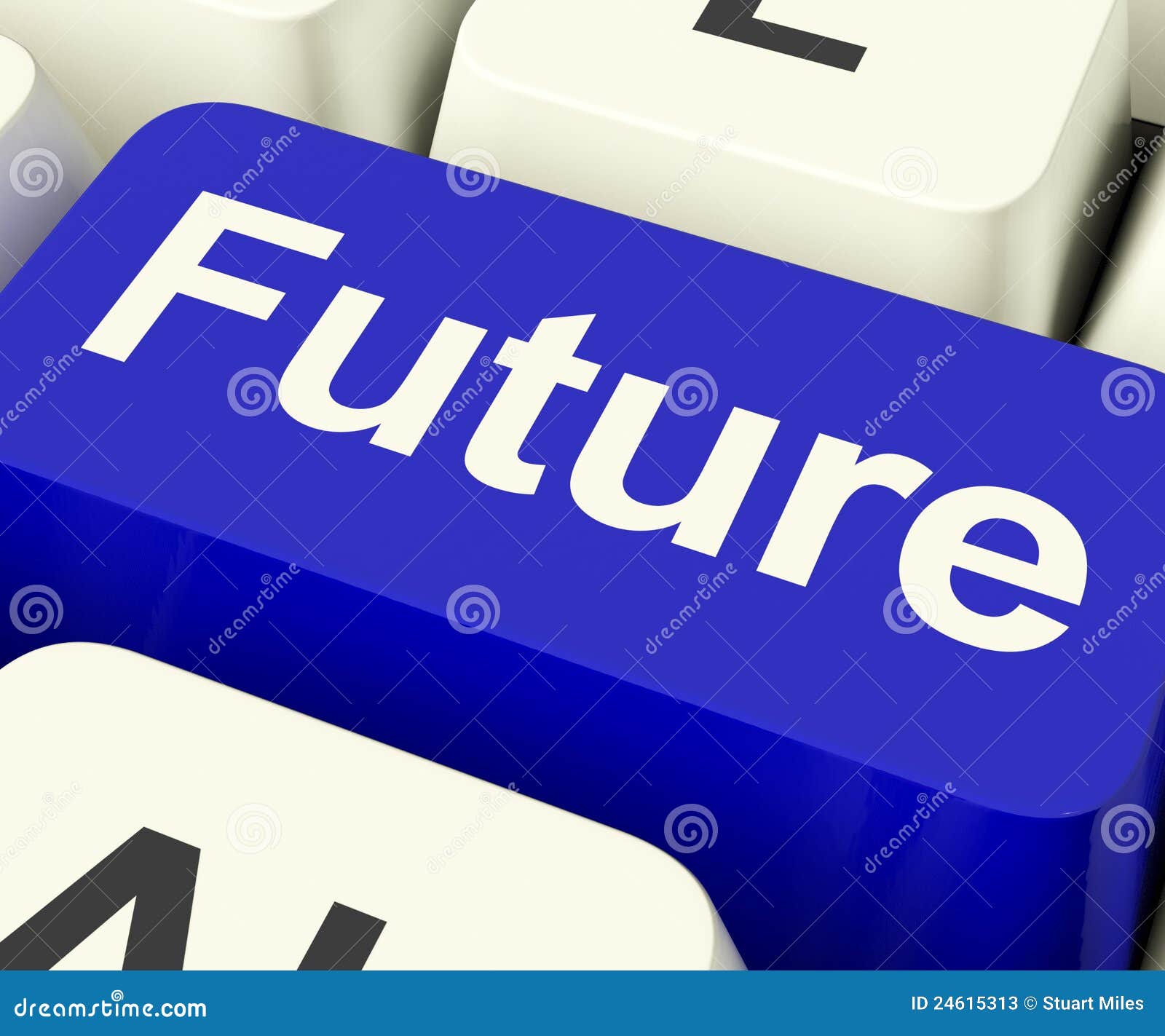 Future Key Showing Prediction Stock Illustration - Illustration of ...