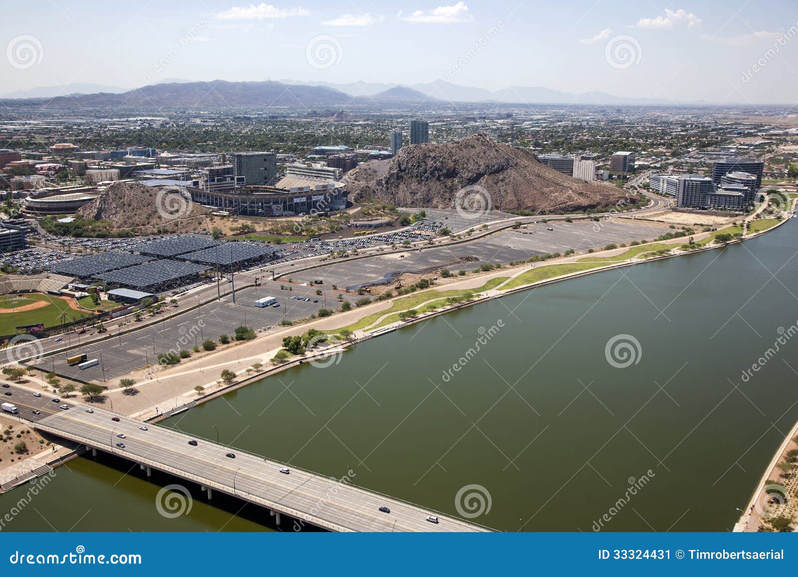 Future Lake Front Development in the Desert Stock Image - Image of ...