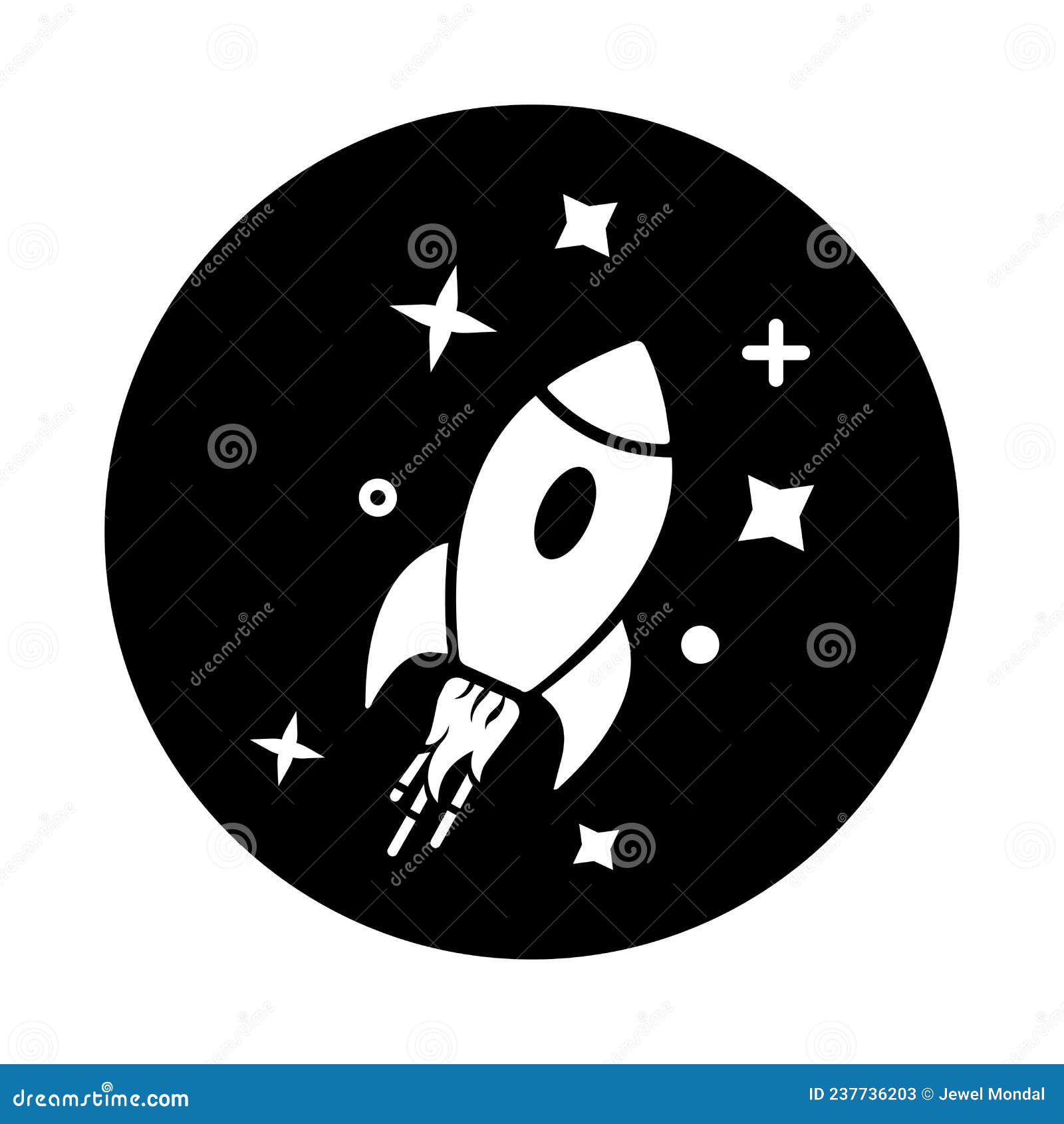 Future, Launch, Rocket, Science, Ship Icon. Black Vector Sketch. Stock ...