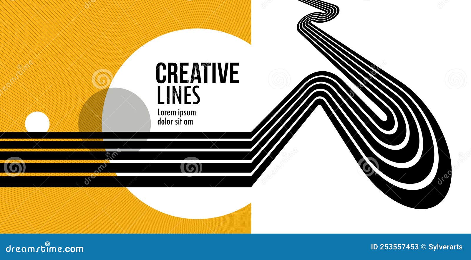 Future Lines in 3D Perspective Vector Abstract Background, Black and ...