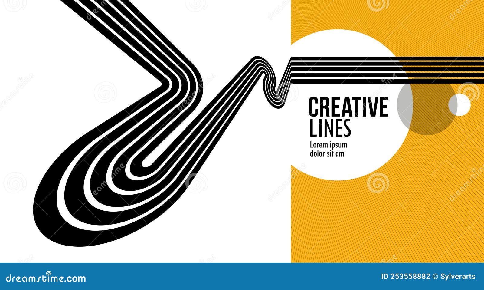 Future Lines in 3D Perspective Vector Abstract Background, Black and ...