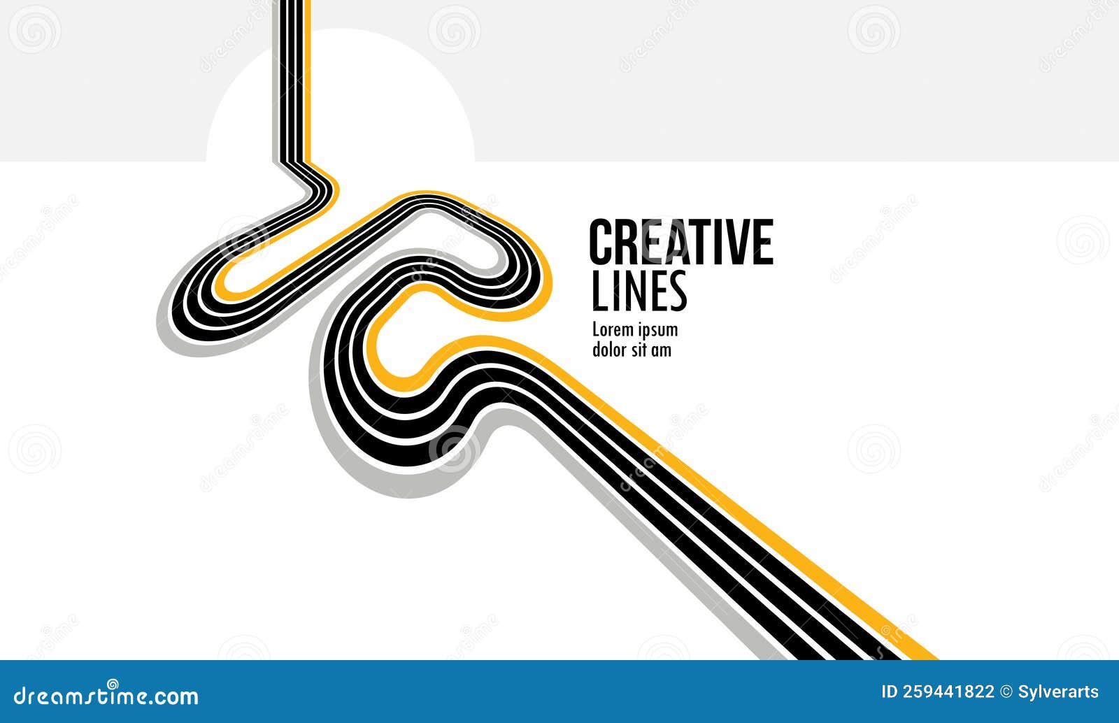 Future Lines in 3D Perspective Vector Abstract Background, Black and ...