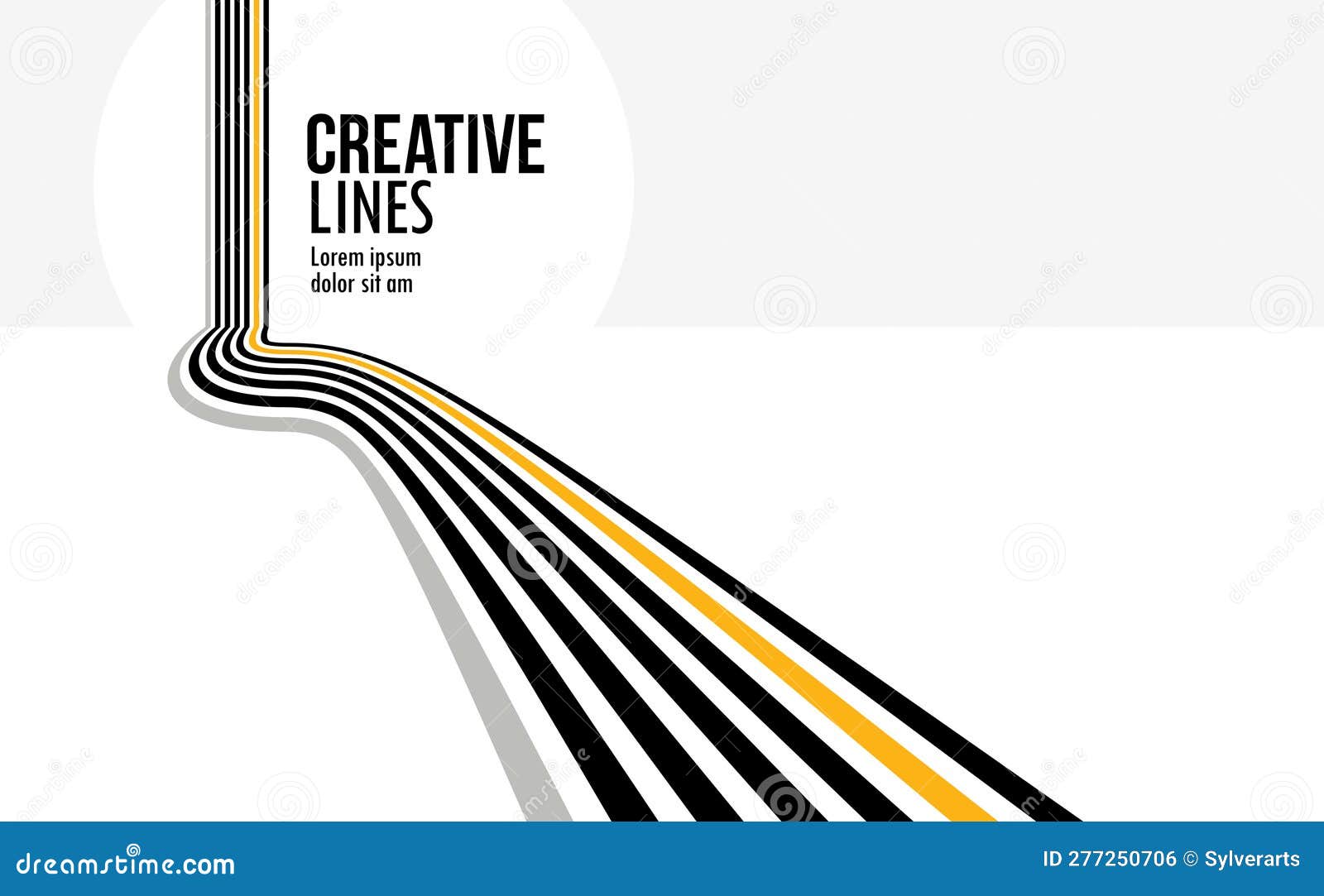 Future Lines in 3D Perspective Vector Abstract Background, Black and ...