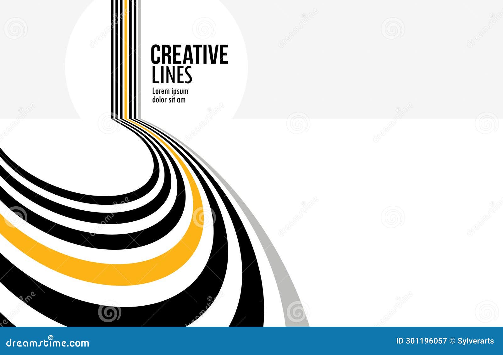 Future Lines in 3D Perspective Vector Abstract Background, Black and ...