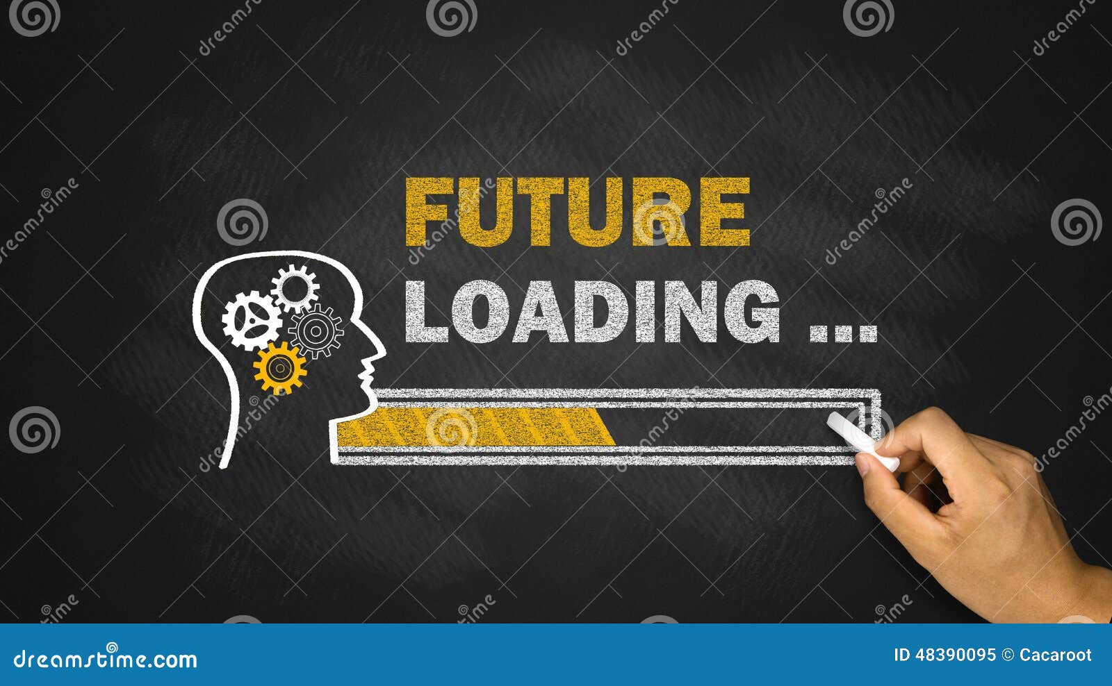 Future loading concept stock illustration. Illustration of challenge ...