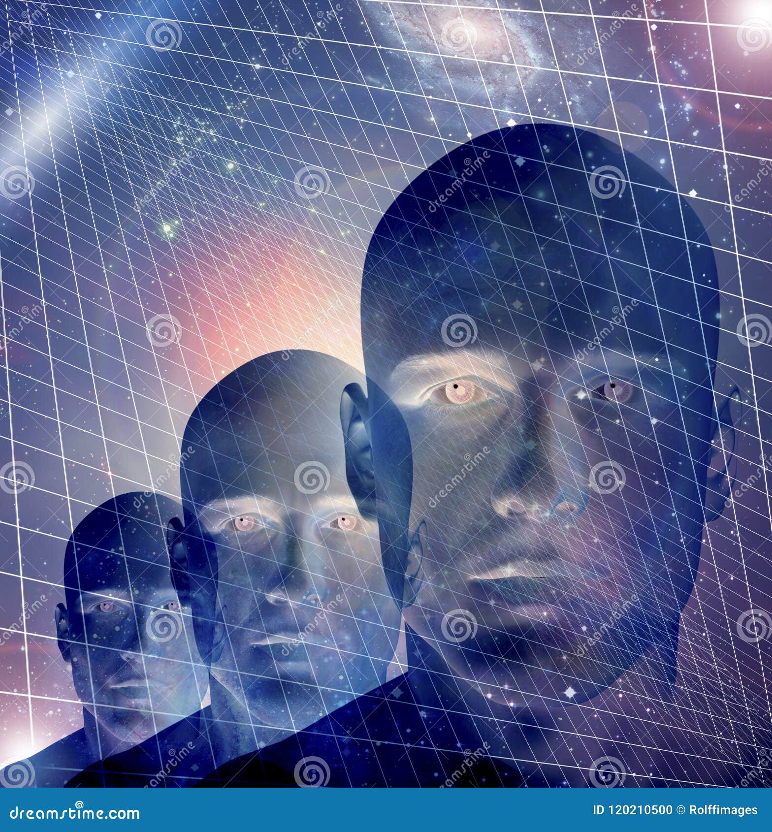 Future Man stock illustration. Illustration of galaxy - 120210500