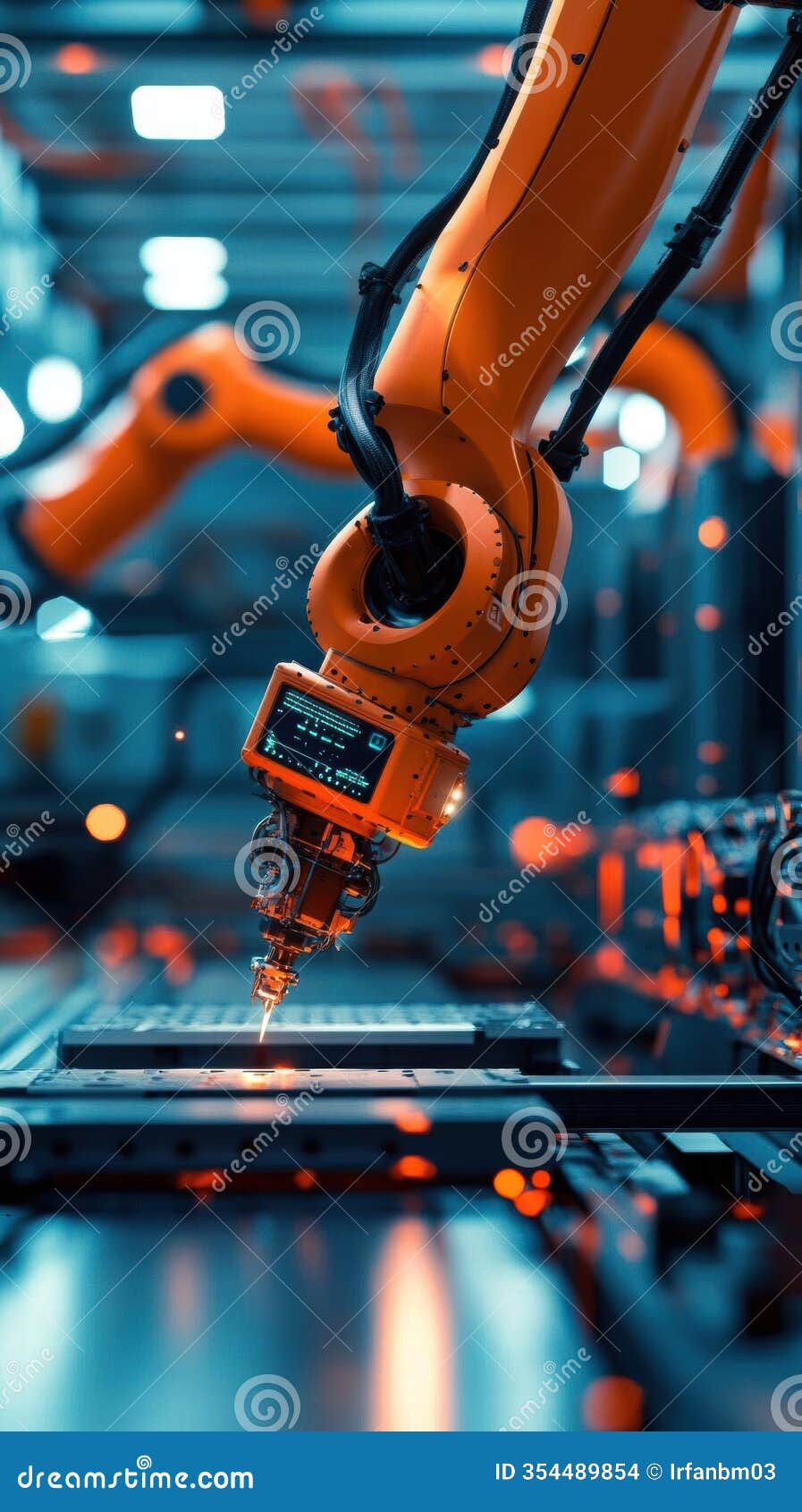 The Future of Manufacturing, Robotic Automation in Action Stock ...