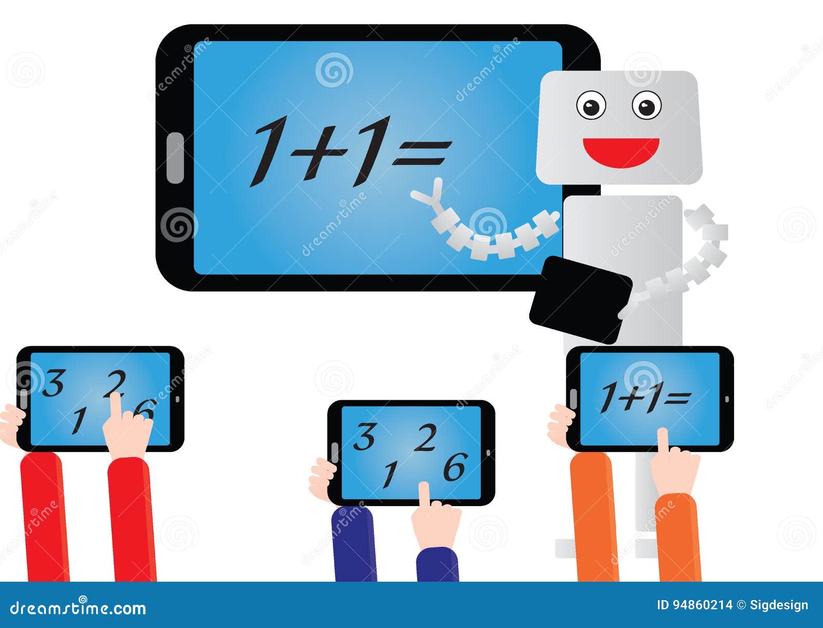 Math Classroom With Whiteboards, Calculators, And Rulers. AI Generated ...