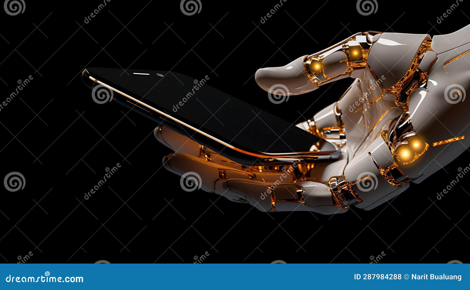 Future mobile phone stock illustration. Illustration of icon - 287984288